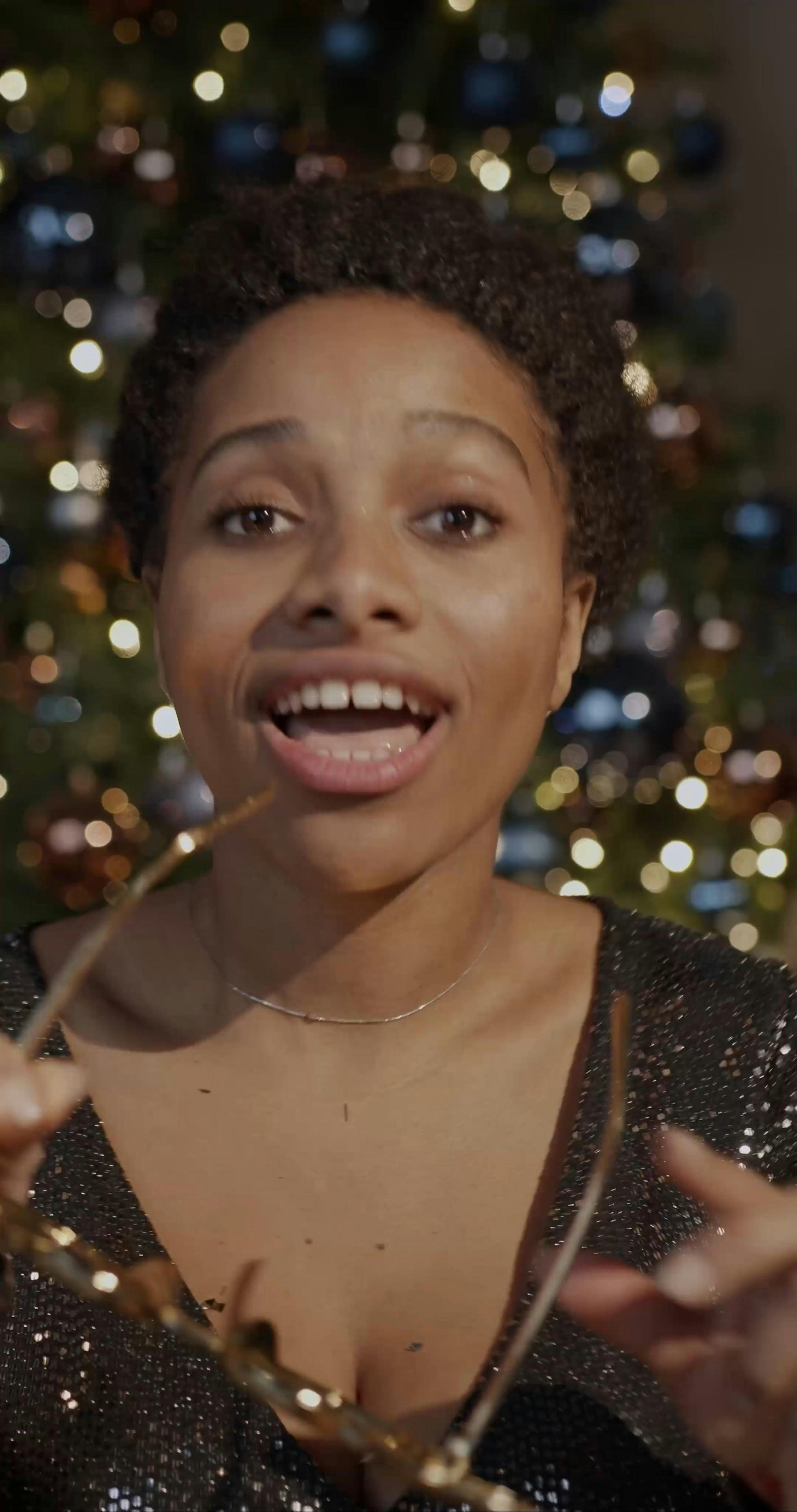 A Woman Pouting Her Lips While Smiling Free Stock Video Footage ...