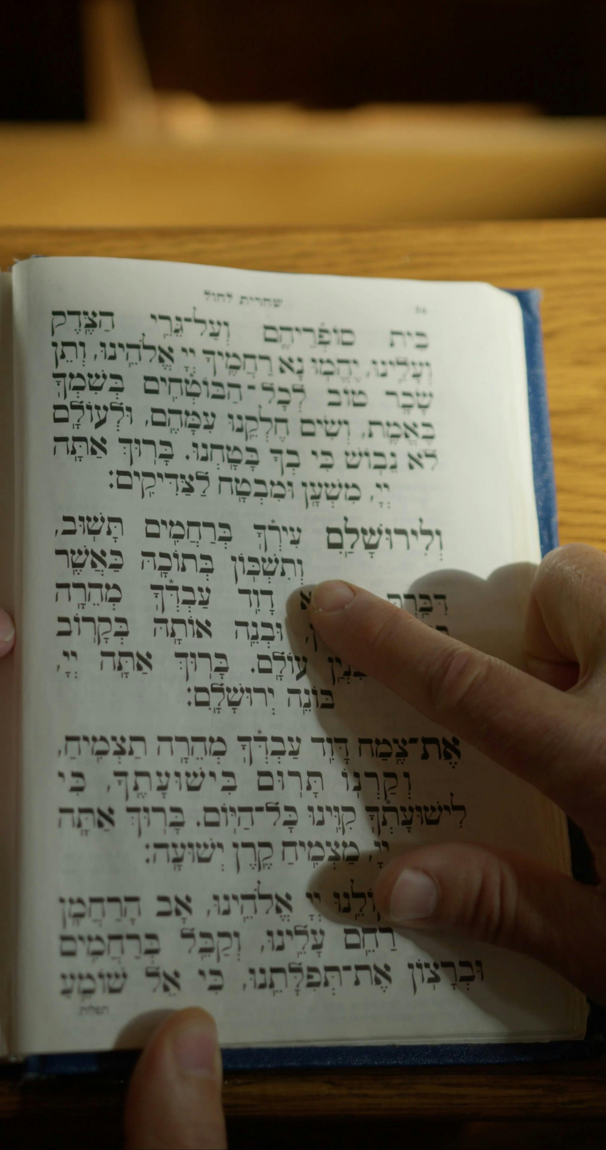 Reading The Pages Of The Jewish Bible Free Stock Video Footage, Royalty ...