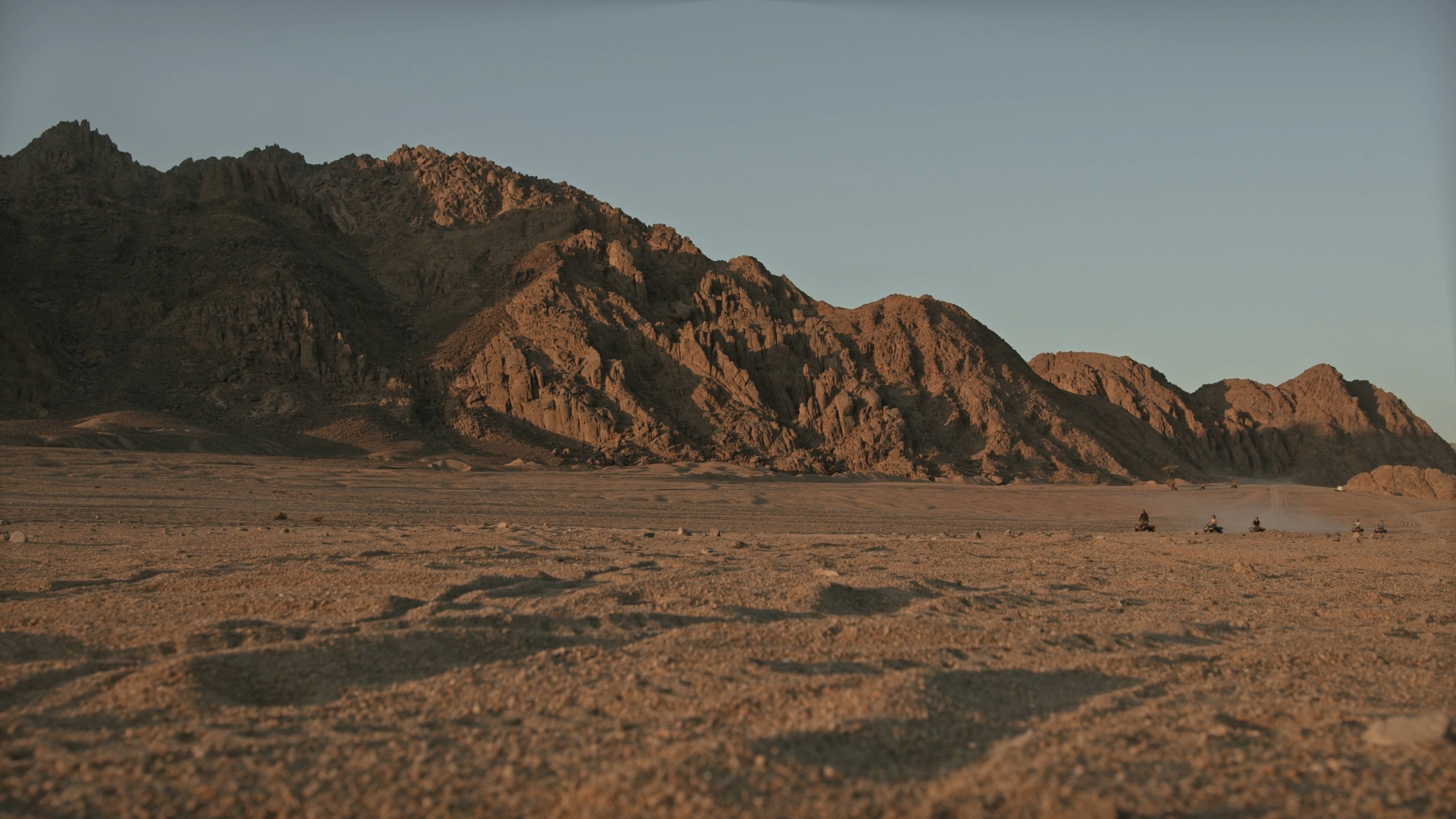 Desert Adventure Driving an All Terrain Vehicle Free Stock Video ...