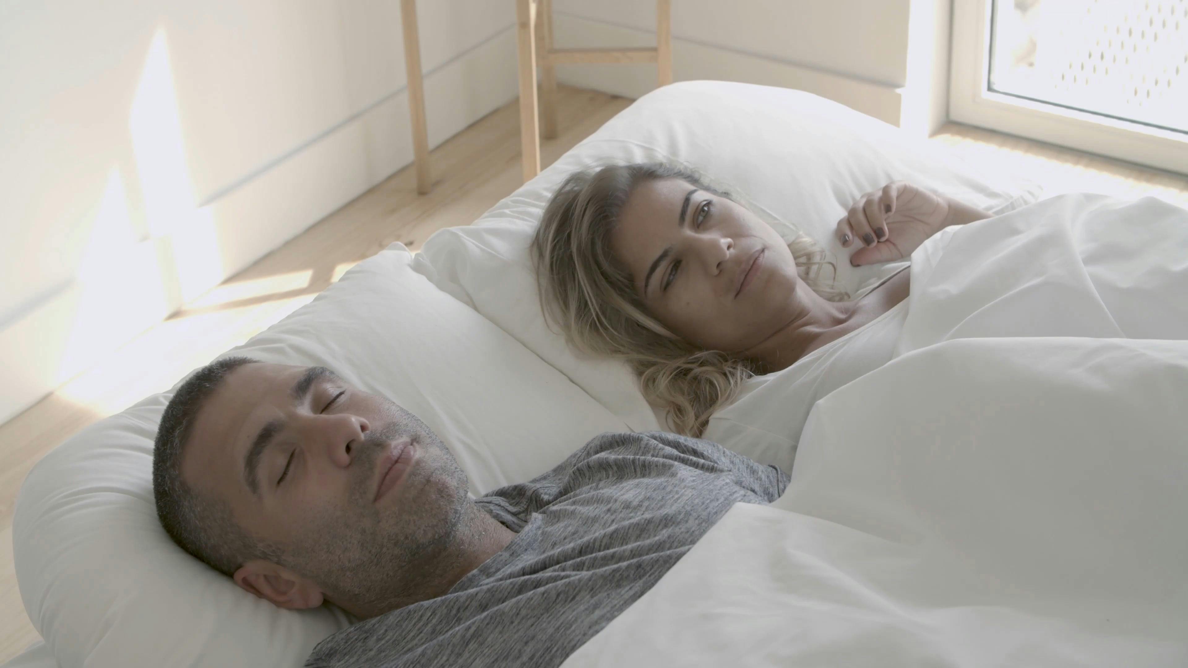 Man and Woman Sleeping Together Free Stock Video Footage, Royalty-Free ...