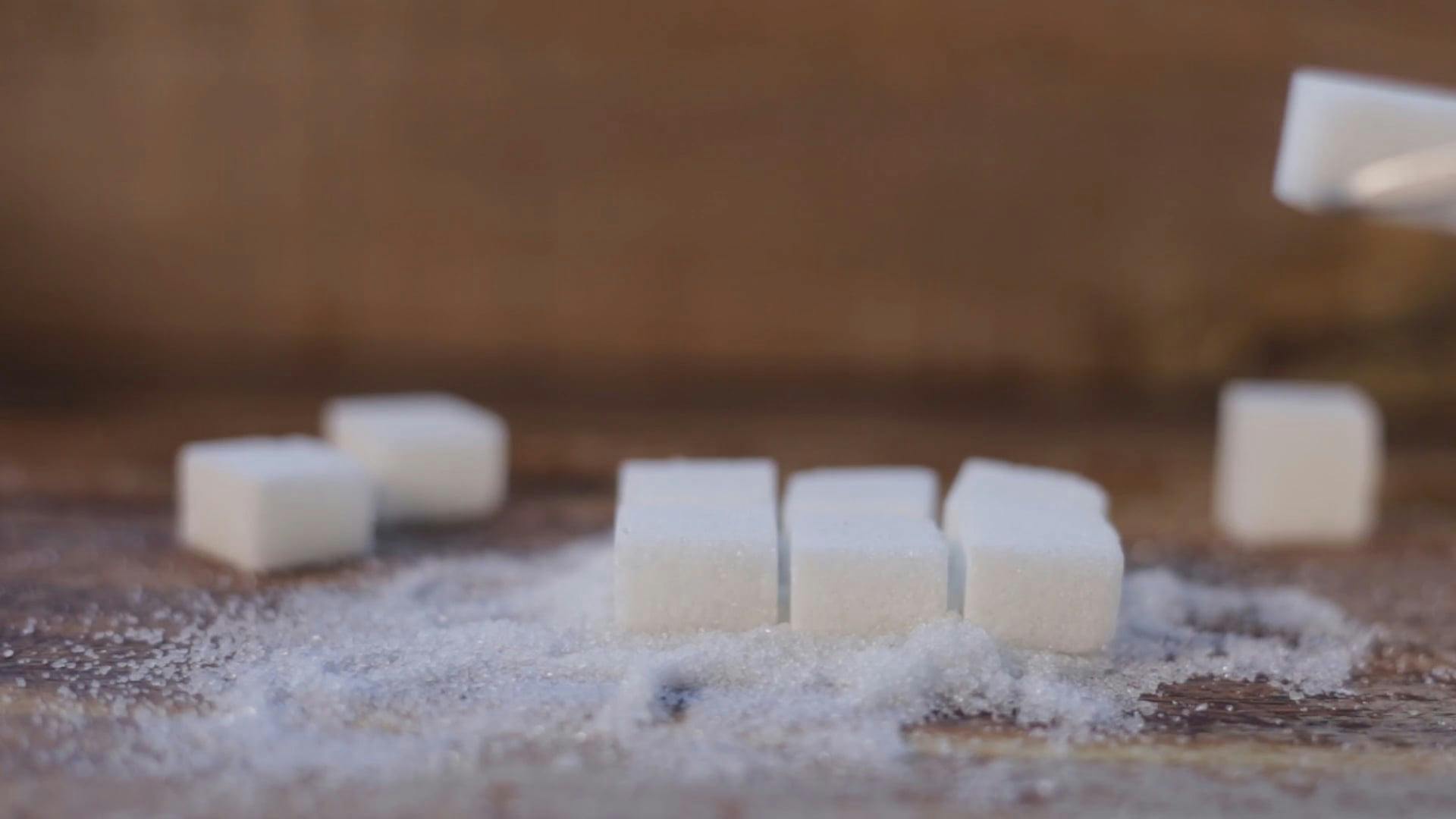 Stacking Sugar Cubes to Form a Pyramid Free Stock Video Footage ...