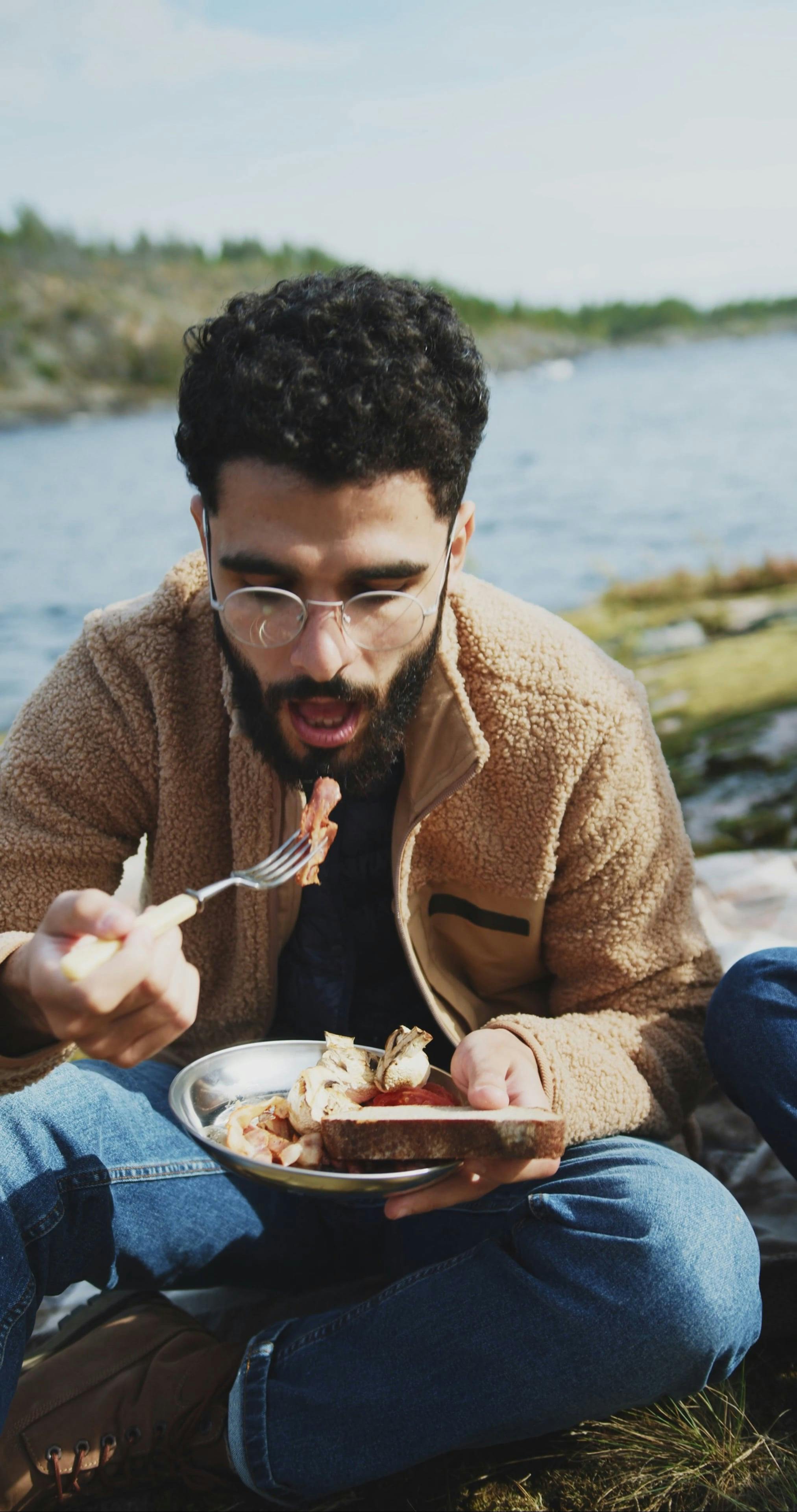 Couple Eating Their Breakfast Free Stock Video Footage, Royalty-Free 4K ...