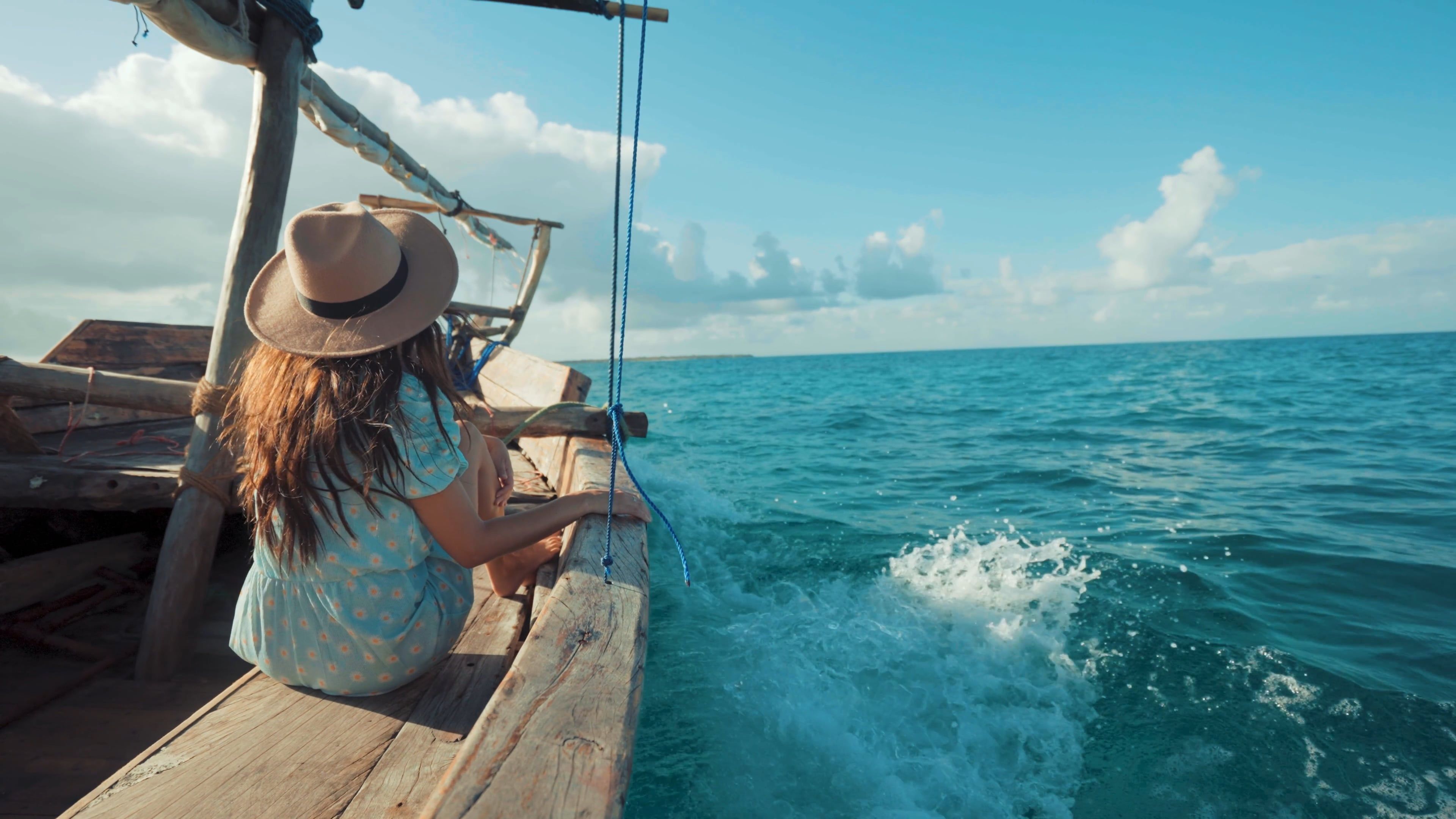 A Sailing Fishing Boat Free Stock Video Footage, Royalty-Free 4K & HD ...