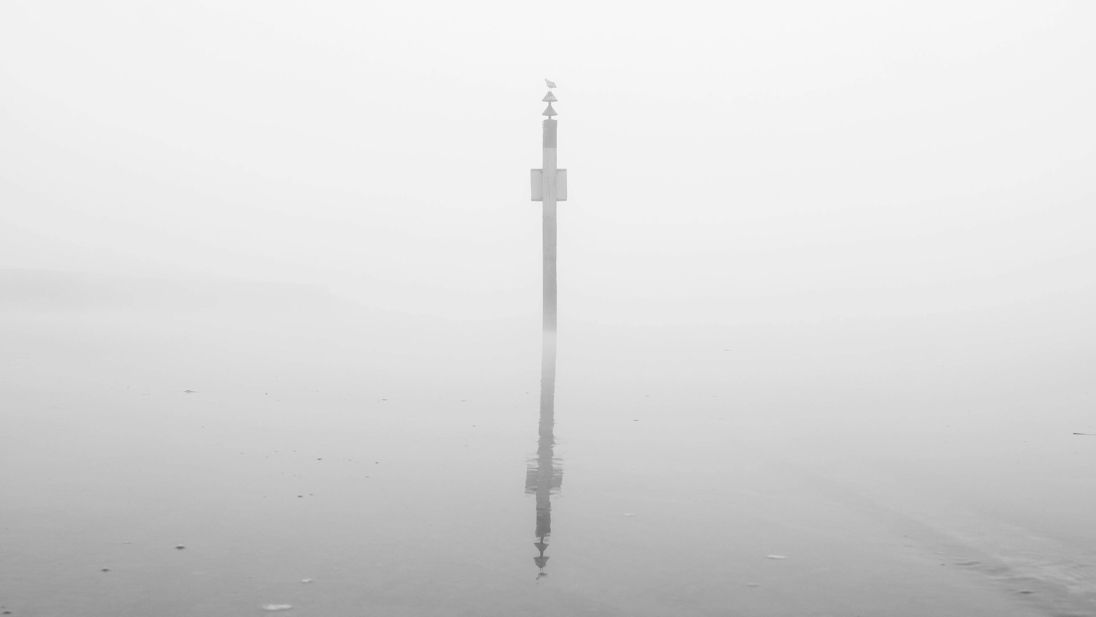 Tide Pole in the Middle of the Water Free Stock Video Footage, Royalty ...