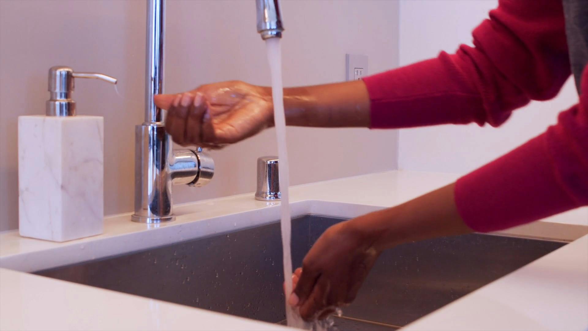 Person Washing Her Hands · Free Stock Video
