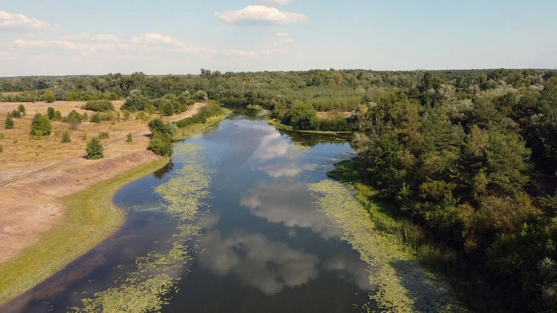 Aerial Footage of a River · Free Stock Video