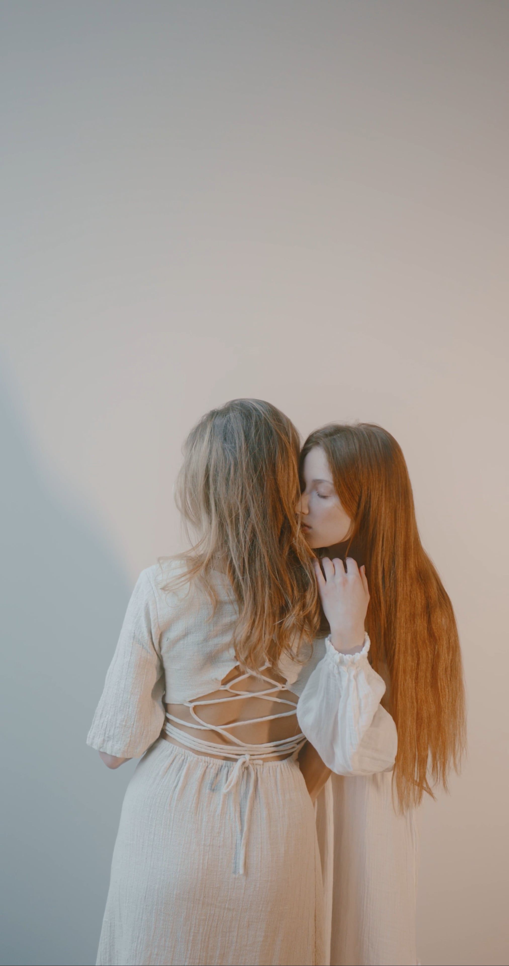 Two Women In A Hugging Position Free Stock Video Footage, Royalty-Free ...