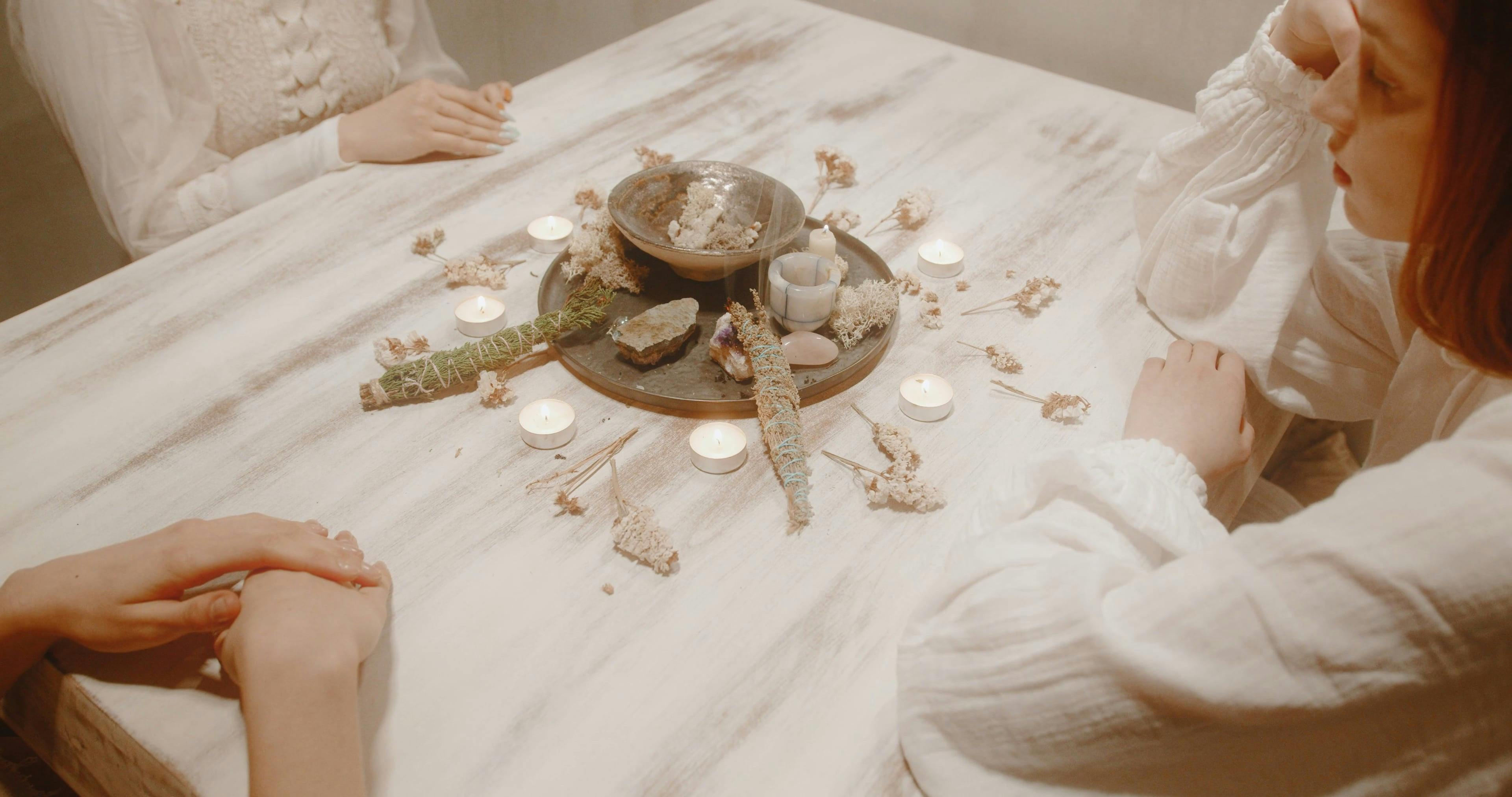 Using A Marble In A Ritual Ceremony · Free Stock Video