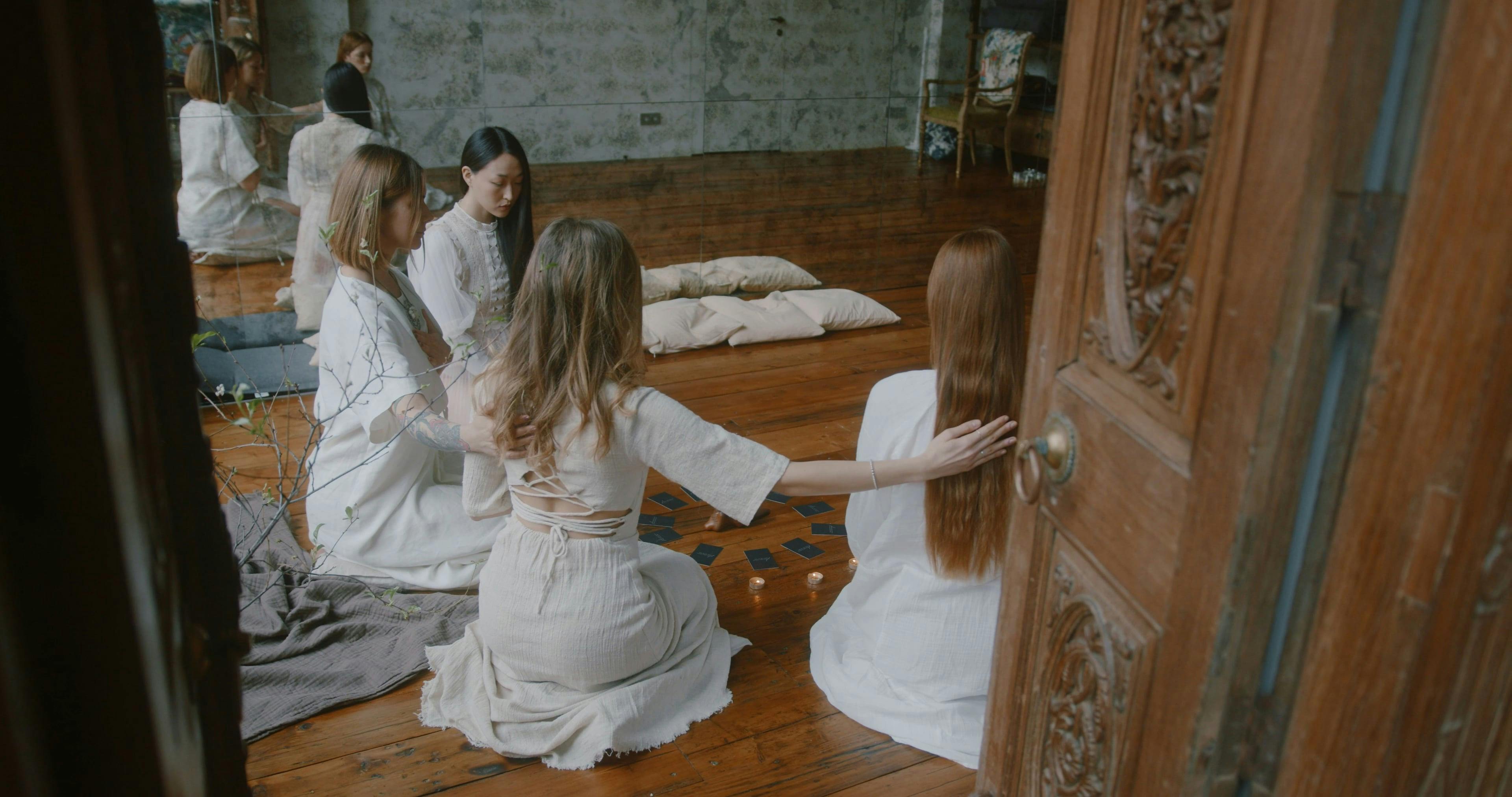 Women In A Ritual Ceremony Free Stock Video Footage, Royalty-Free 4K ...