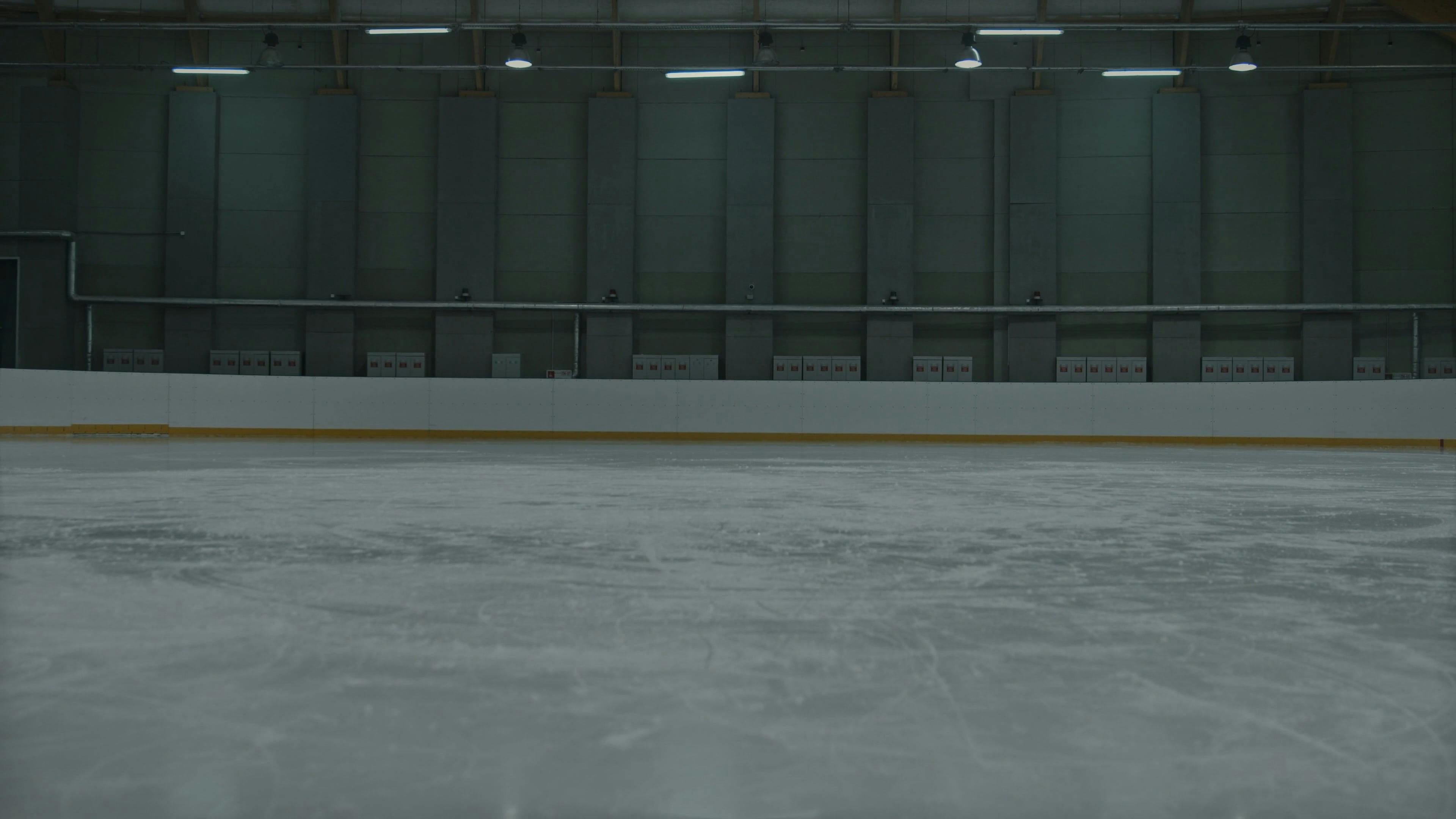 Man Practicing Figure Skating · Free Stock Video