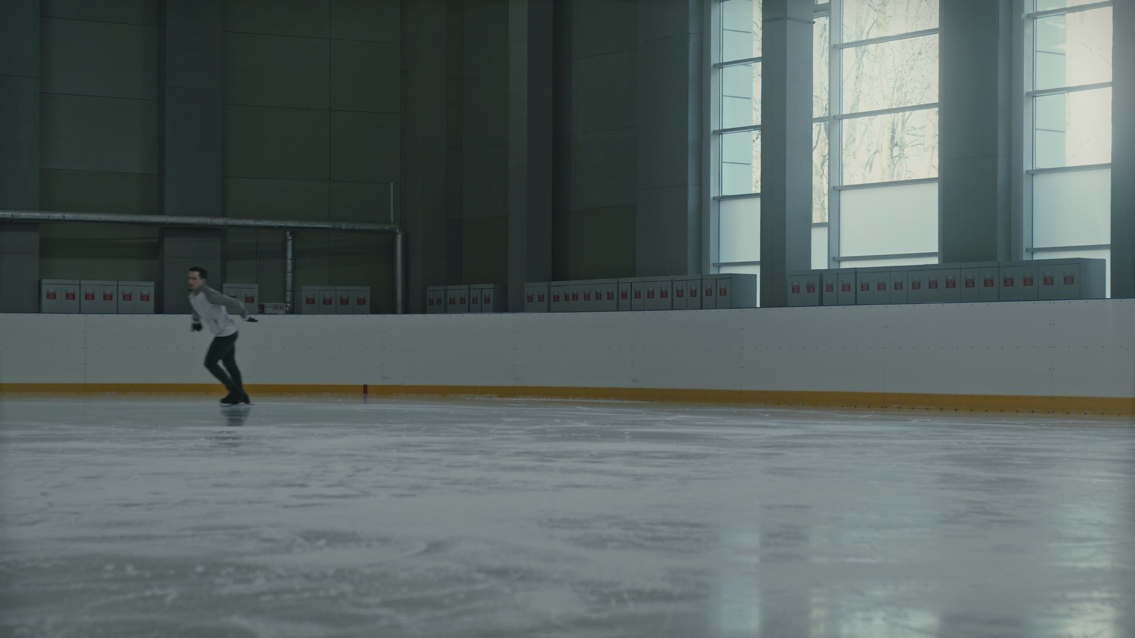 Man Doing Figure Skating · Free Stock Video