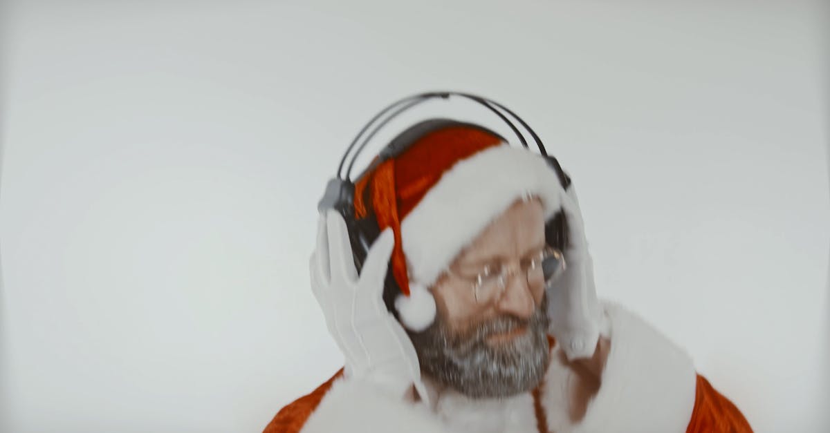 Santa Claus Having Fun Dancing To The Music Free Stock Video Footage