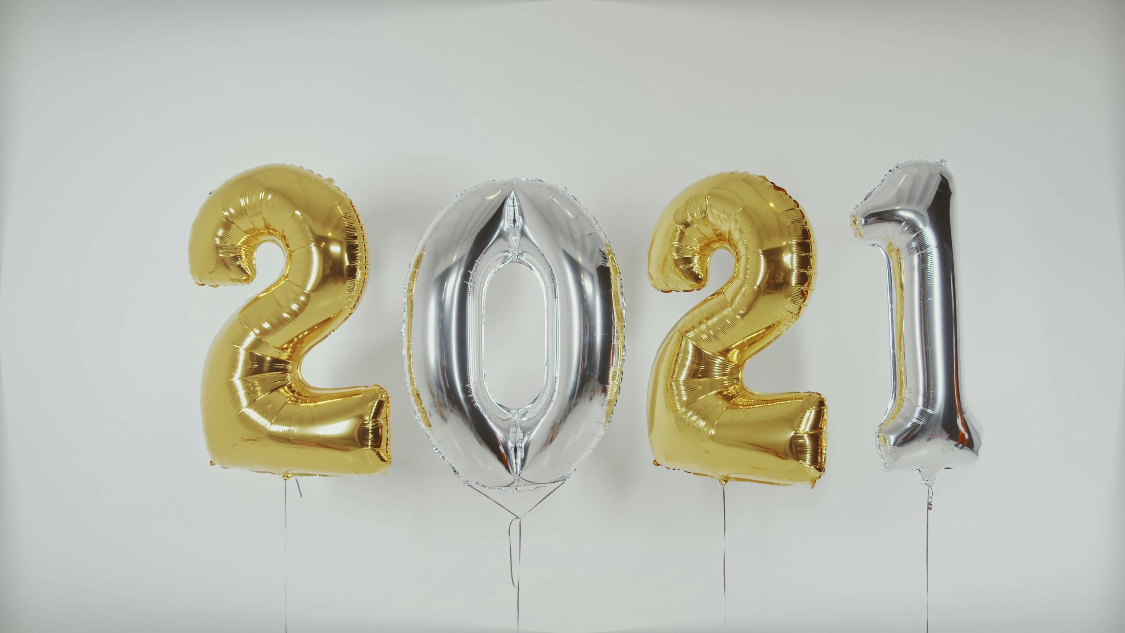 Video of a 2021 Balloons · Free Stock Video