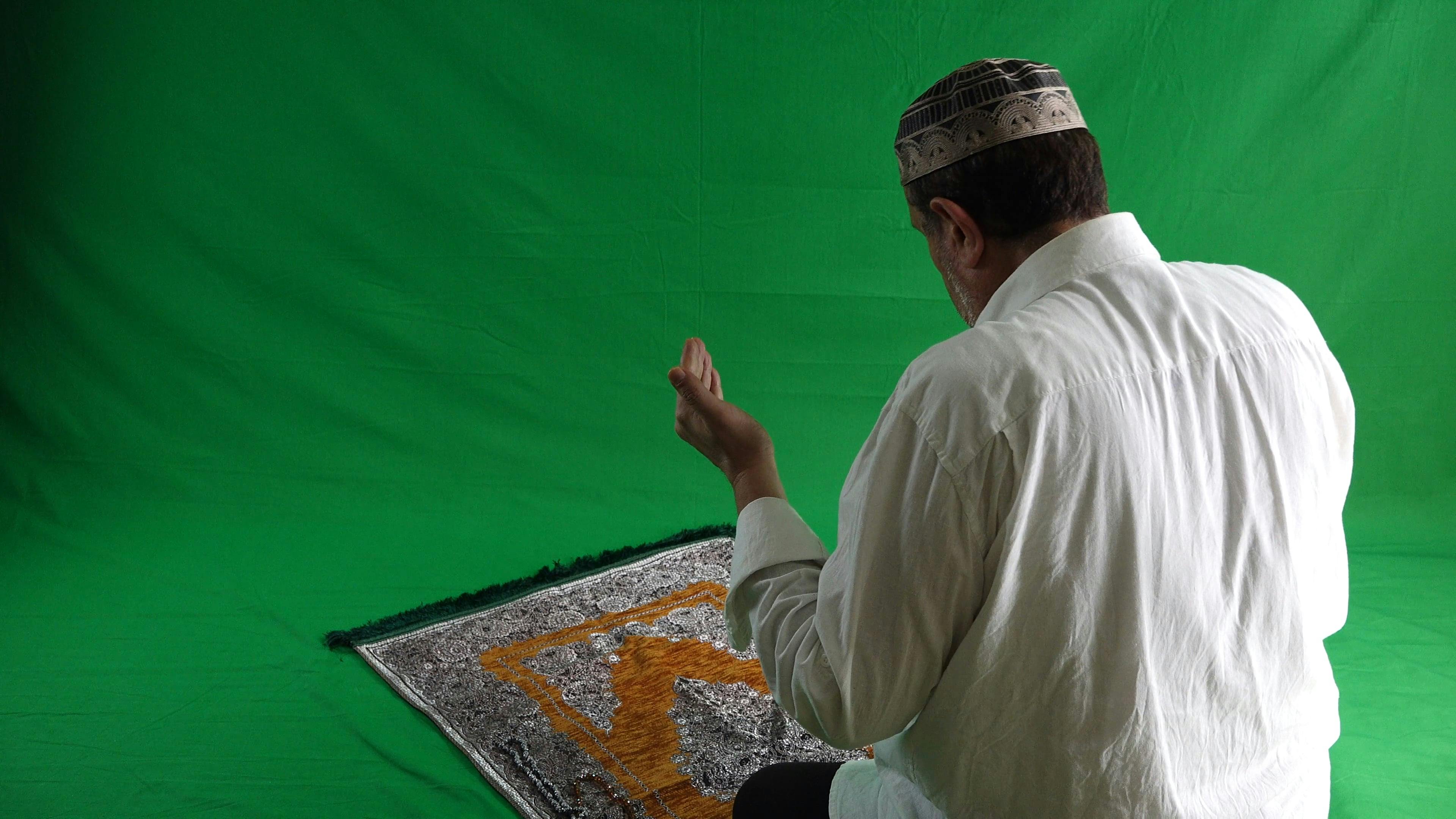 Back View of a Man Praying Free Stock Video Footage, Royalty-Free 4K ...