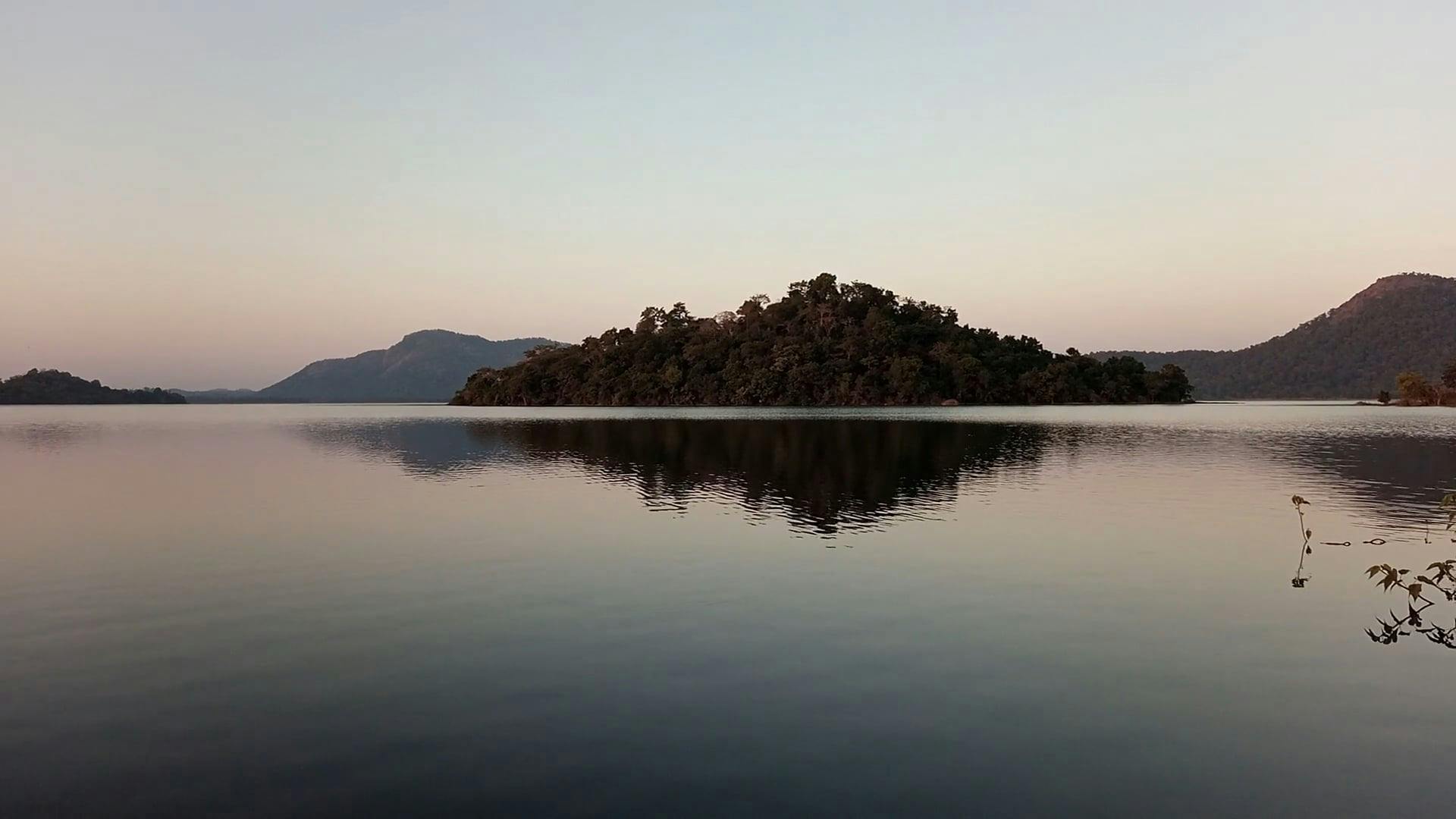 Scenic View of the Sunset in Satiguda Dam Free Stock Video Footage ...