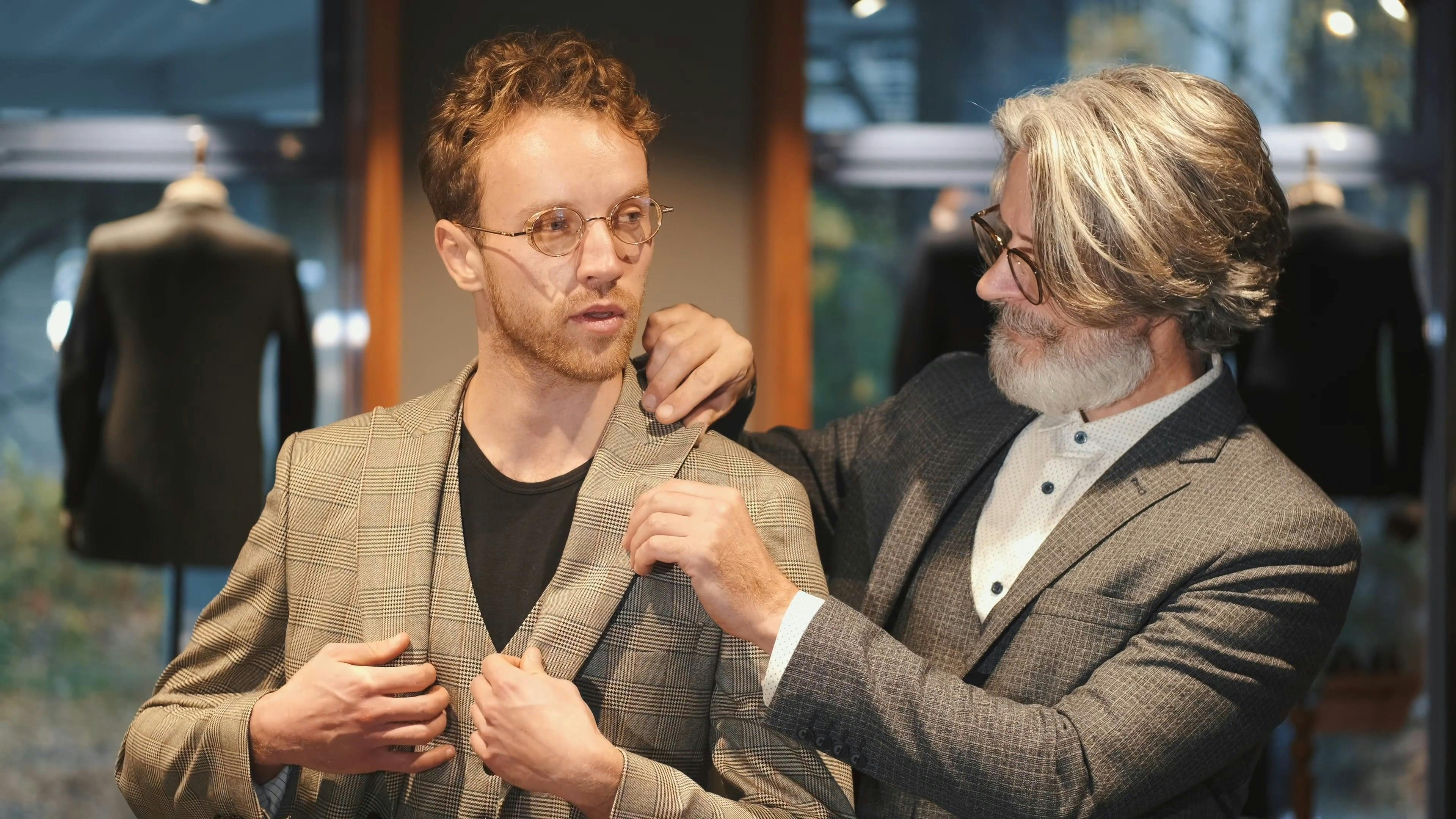 A Person Fitting His Coat Free Stock Video Footage, Royalty-Free 4K ...