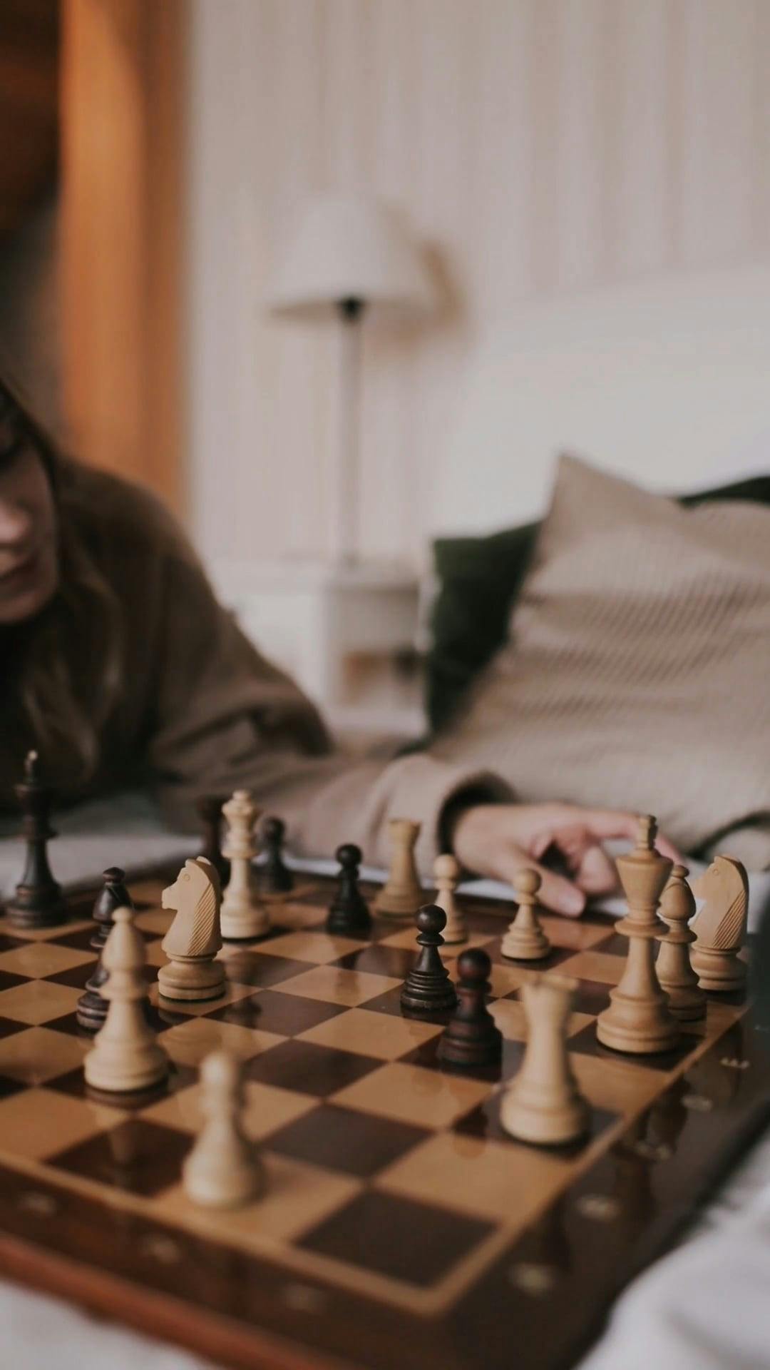 A Person Moving a Chess Piece on the Board Free Stock Video Footage ...