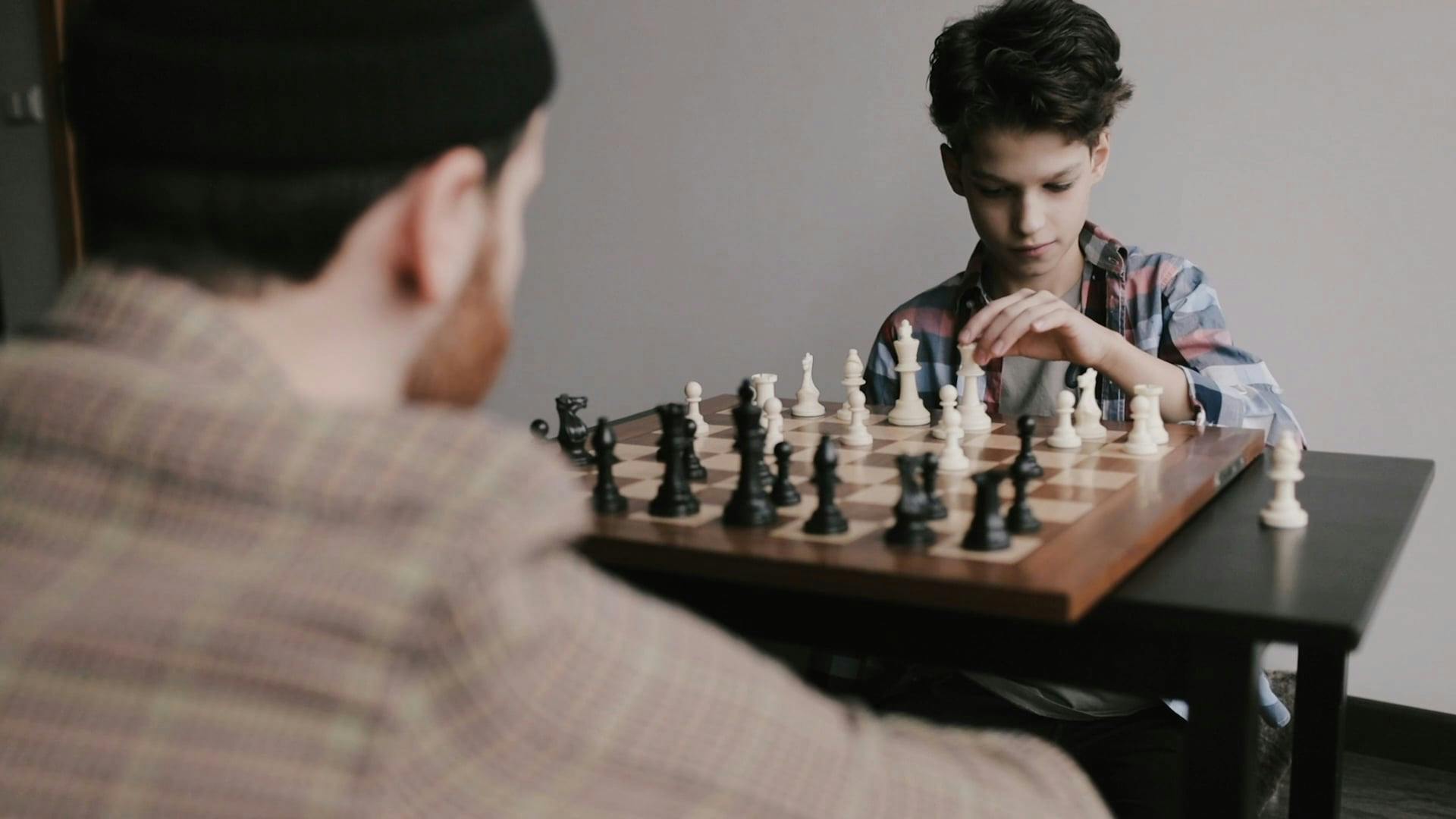 Close Up View of a Person Moving A Chess Piece Free Stock Video Footage ...