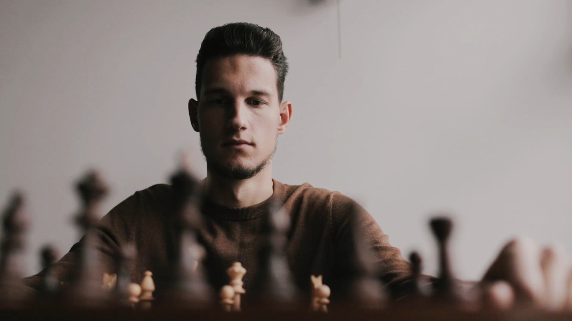 Two Men Playing Chess in the Table Free Stock Video Footage, Royalty ...