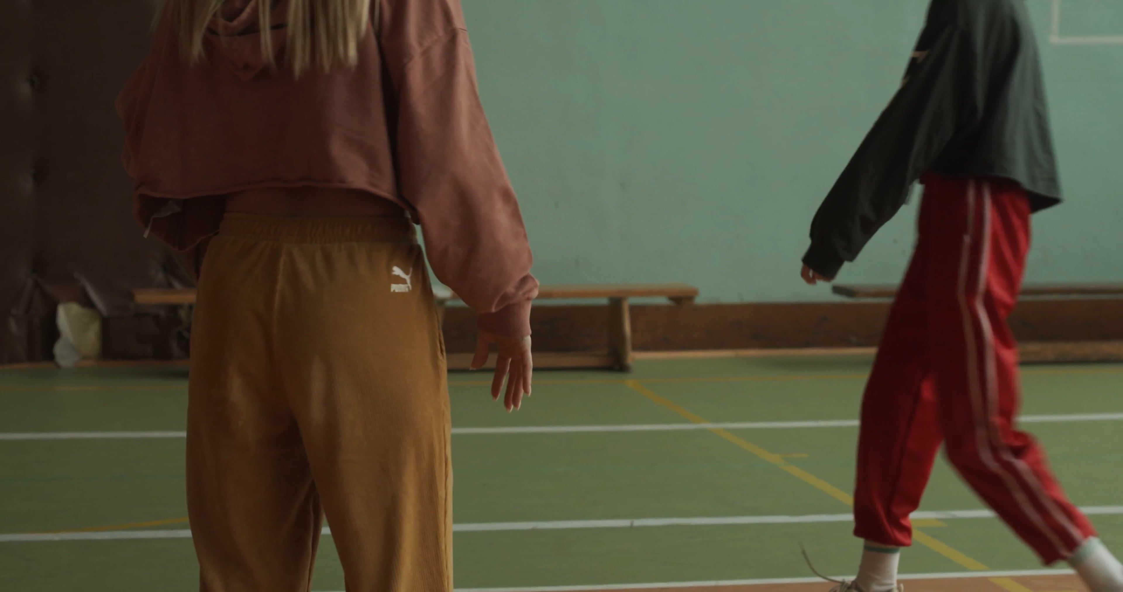 A Basketball Ball Rolling on the Ground Free Stock Video Footage ...