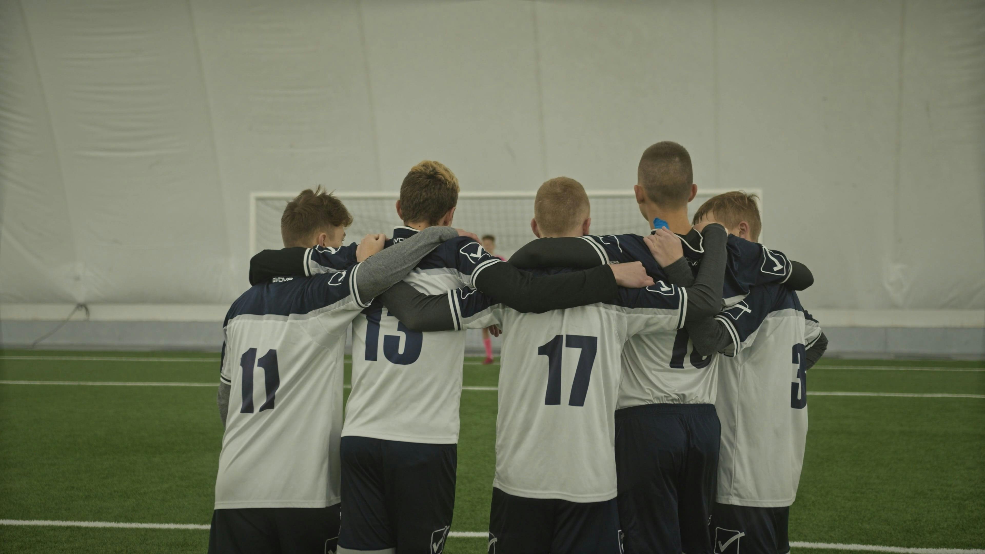 Football Players Hugging Each Other · Free Stock Video