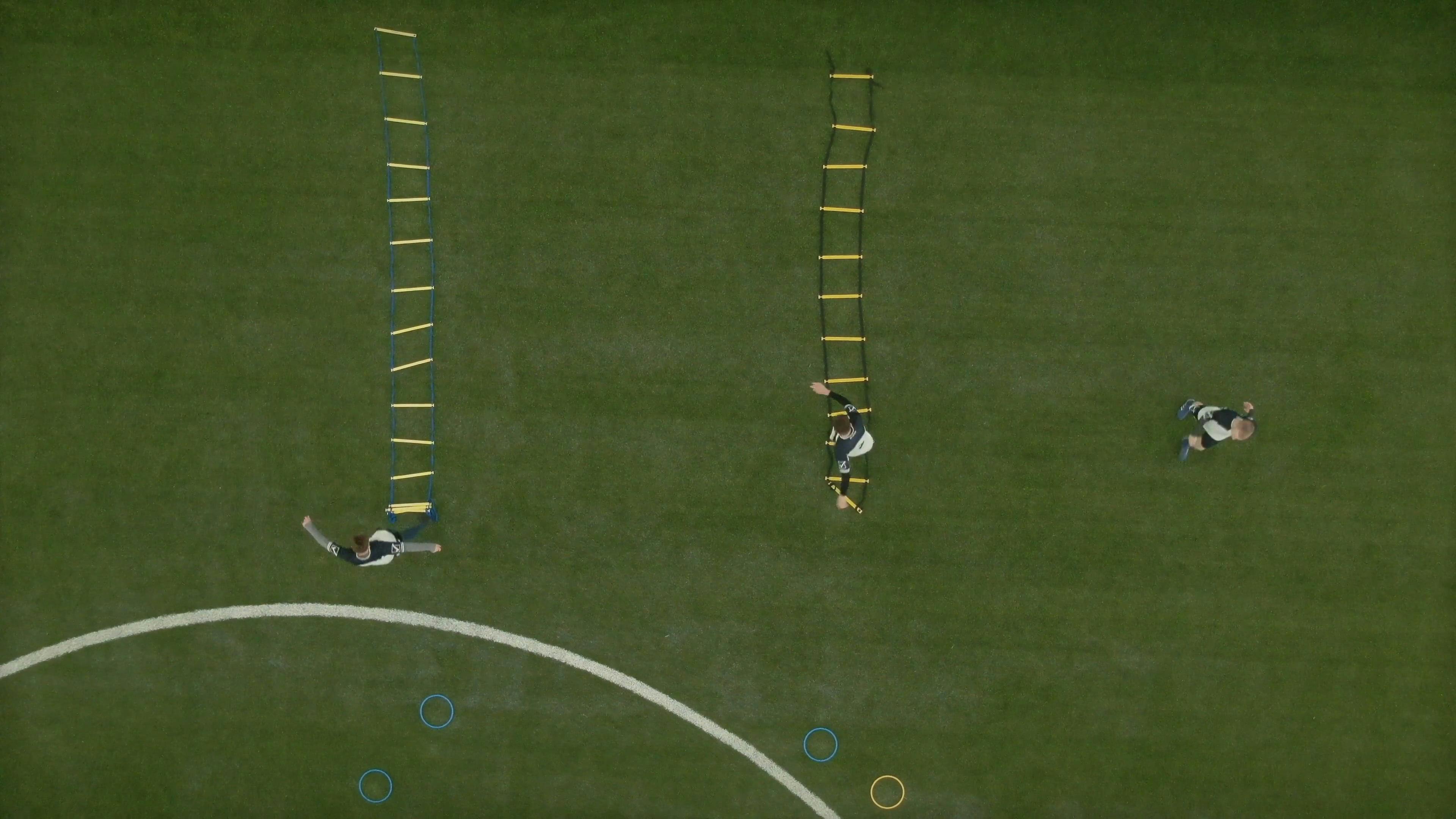 Football Players Training on the Field Free Stock Video Footage ...