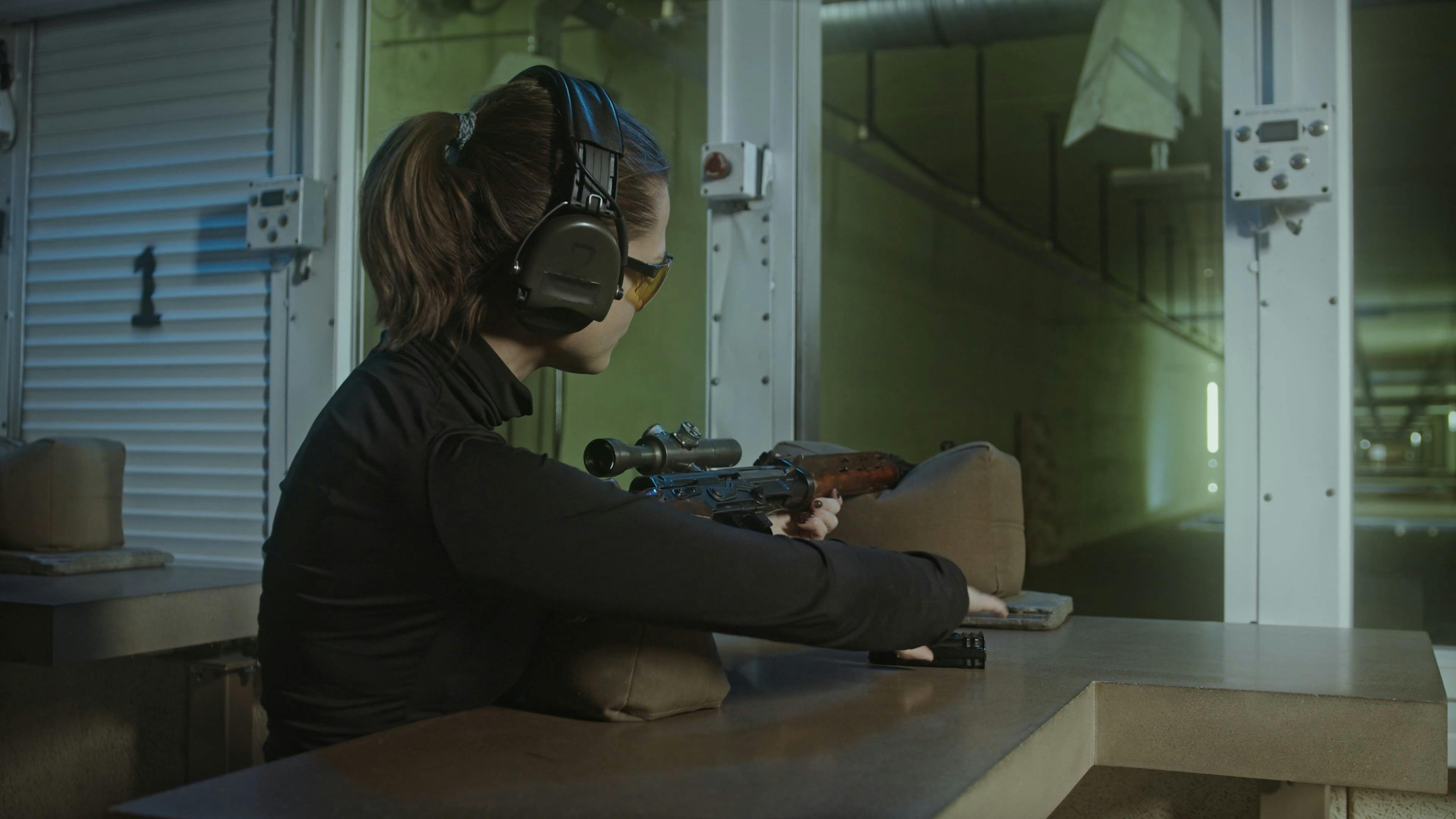 Woman Reloading a Sniper Rifle Free Stock Video Footage, Royalty-Free ...