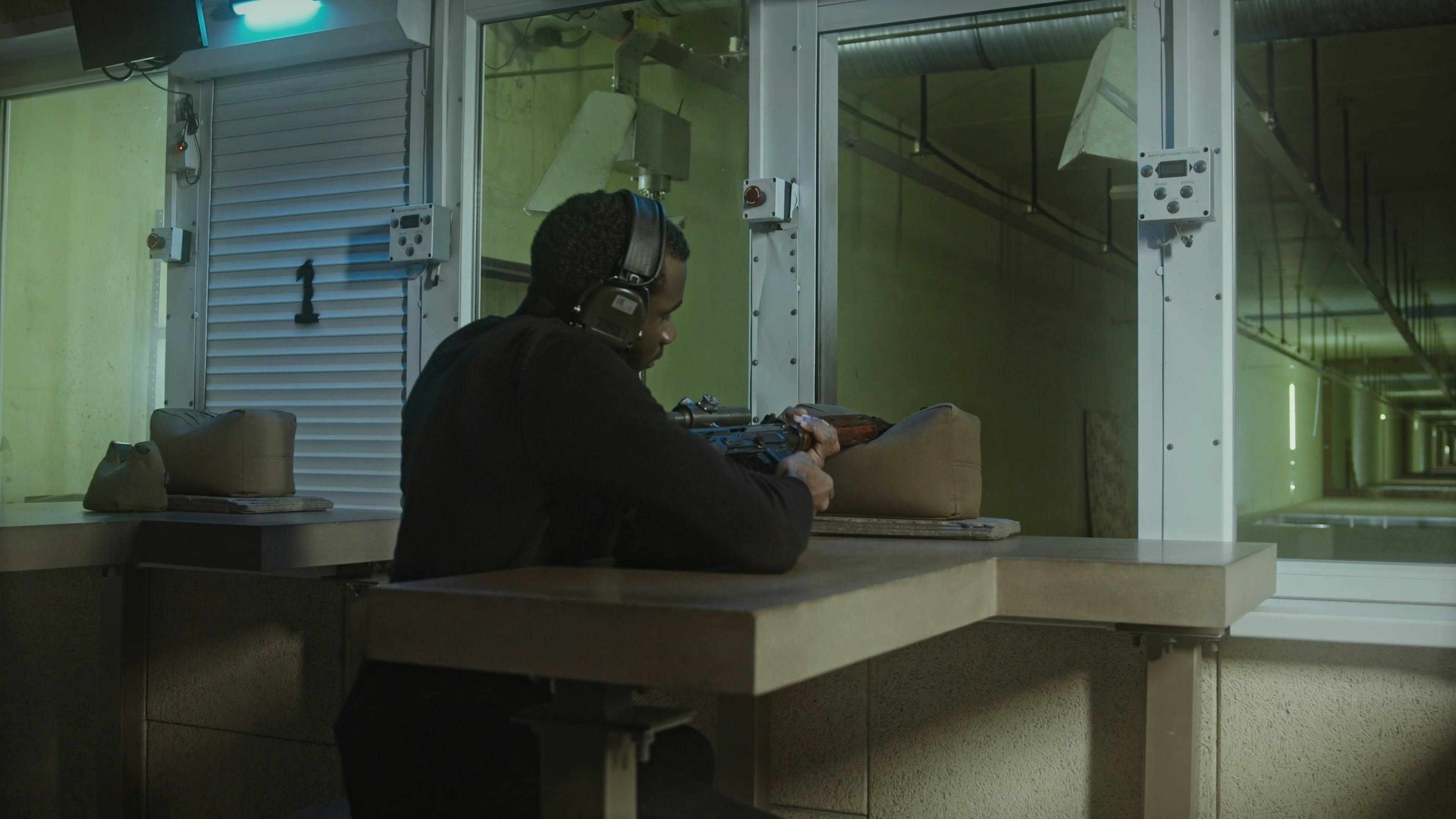 Man Firing a Sniper Rifle at a Gun Range Free Stock Video Footage ...