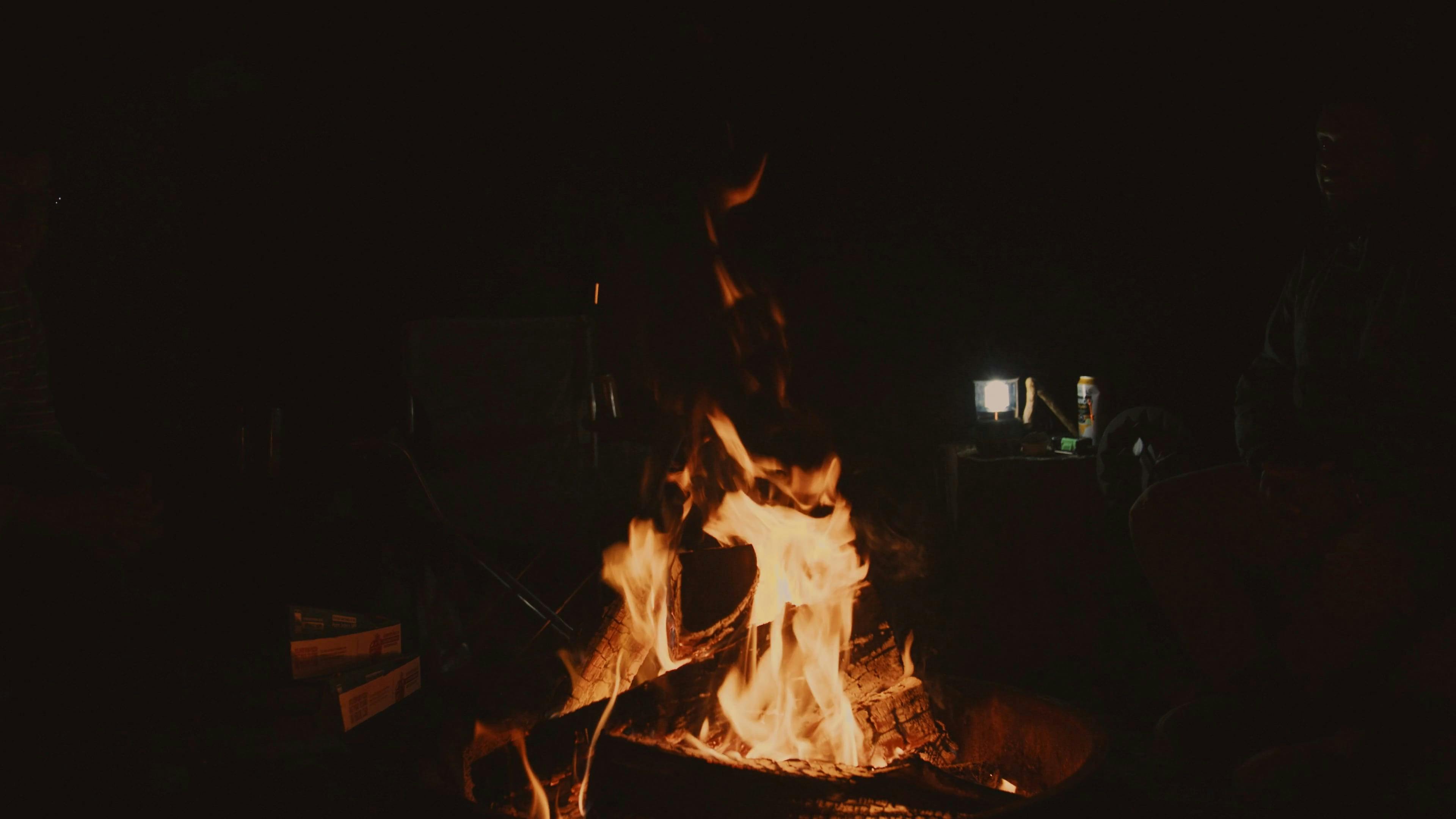 A Footage of a Bonfire · Free Stock Video