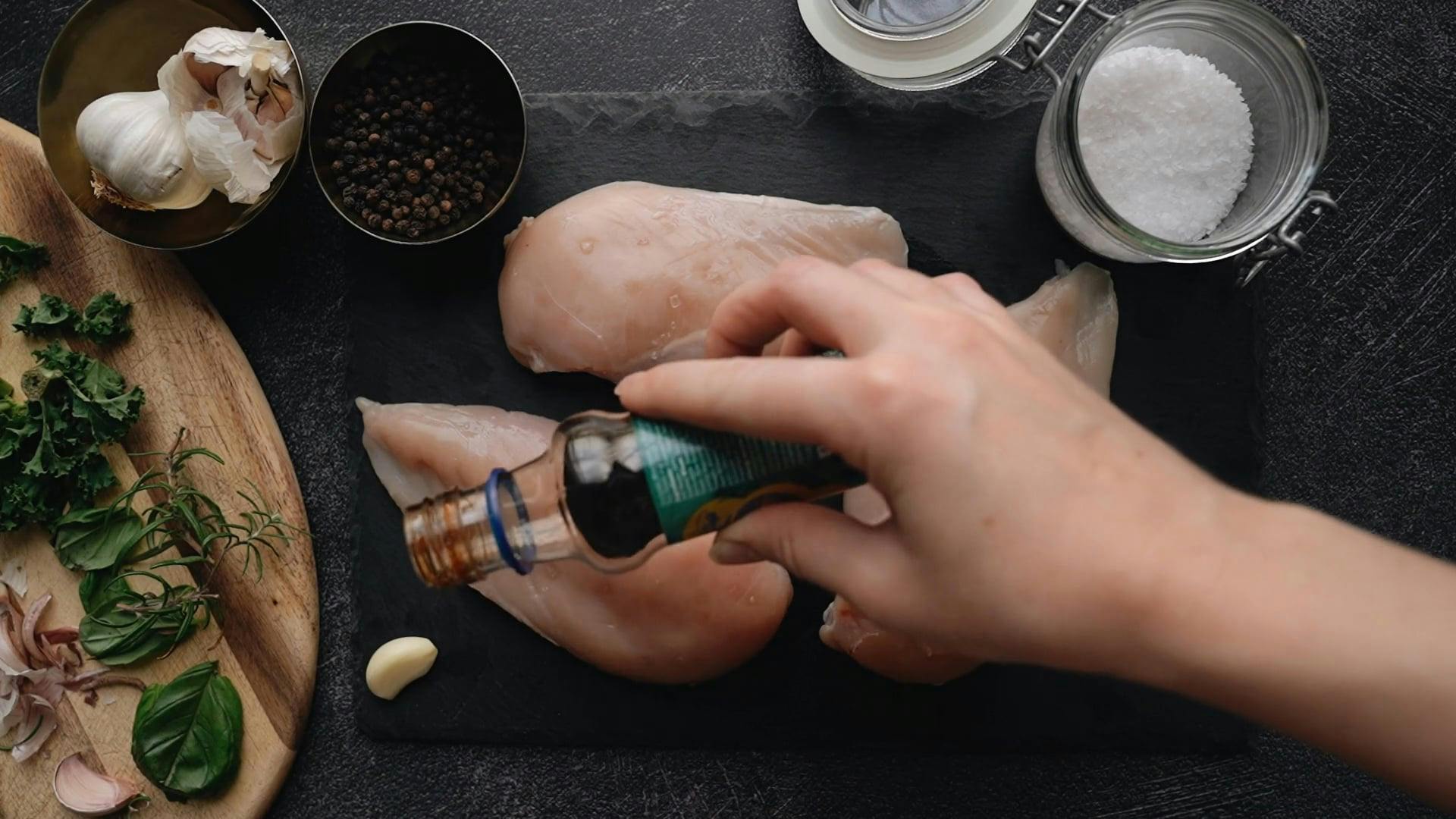 Person Seasoning Chicken Meat Free Stock Video Footage, Royalty-Free 4K ...