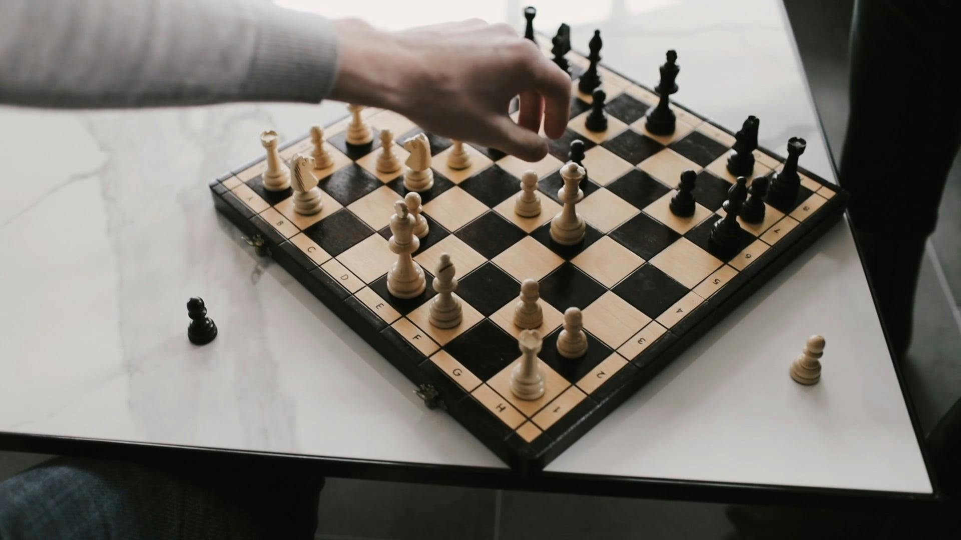 Men Playing Chess Together · Free Stock Video