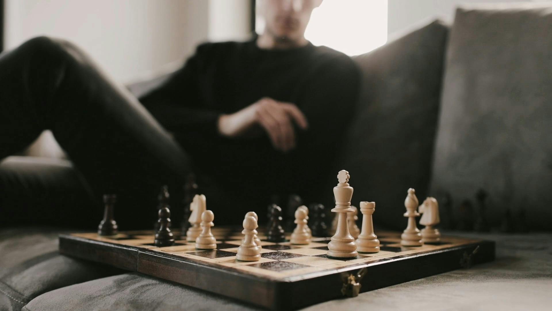 A Person Putting a Chess Piece on a Chess Board Free Stock Video ...