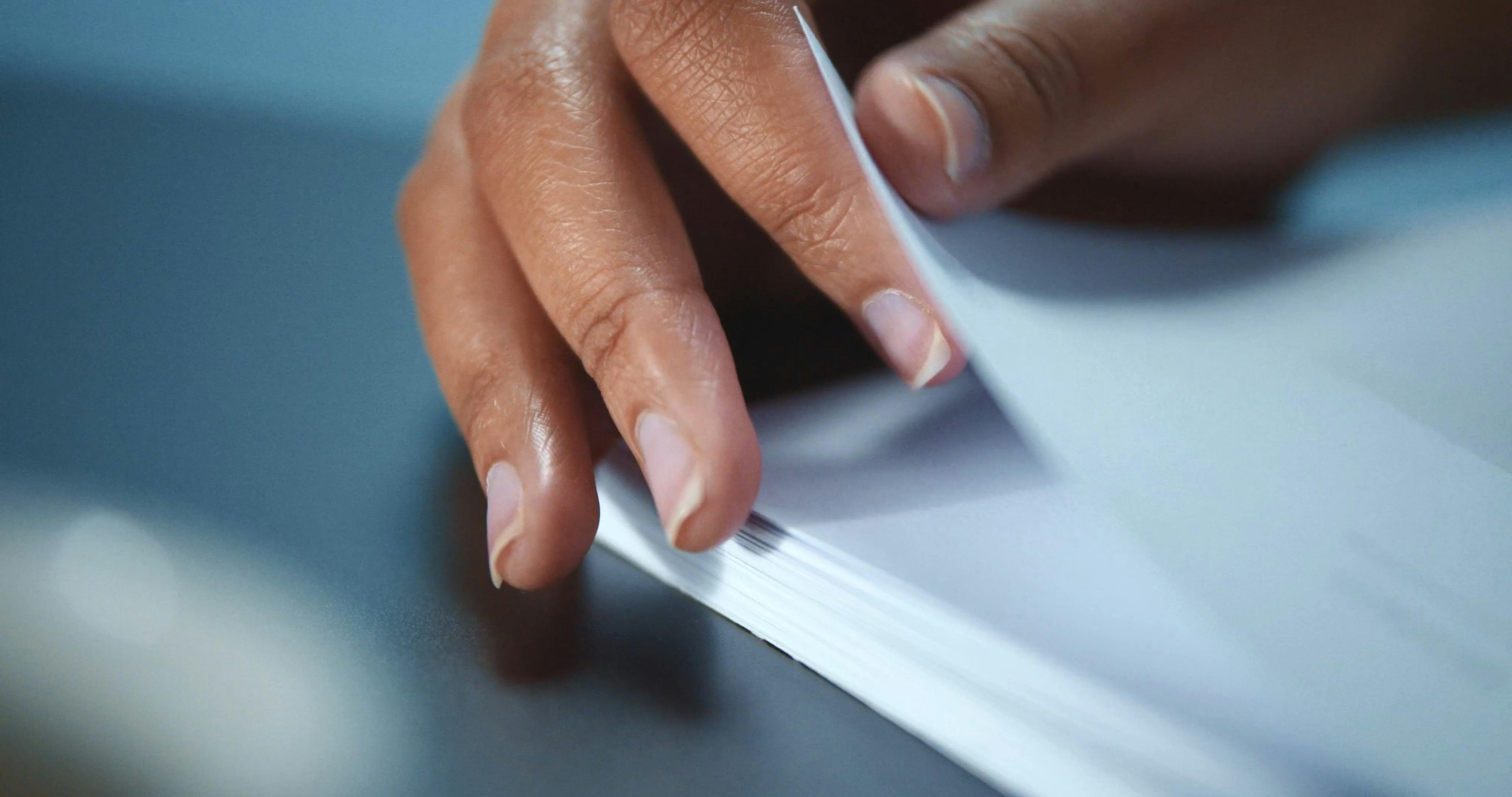 Person Touching a Paper Free Stock Video Footage, Royalty-Free 4K & HD ...