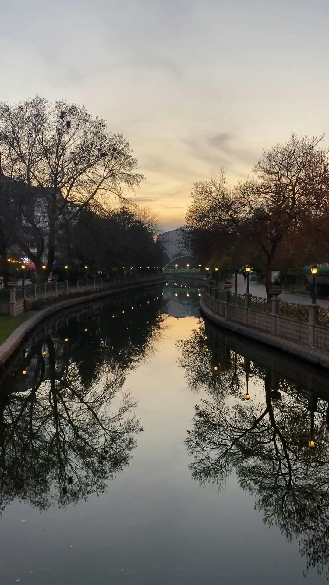 Overhead, Night Crossroads and Cars at Eskisehir Free Stock Video ...