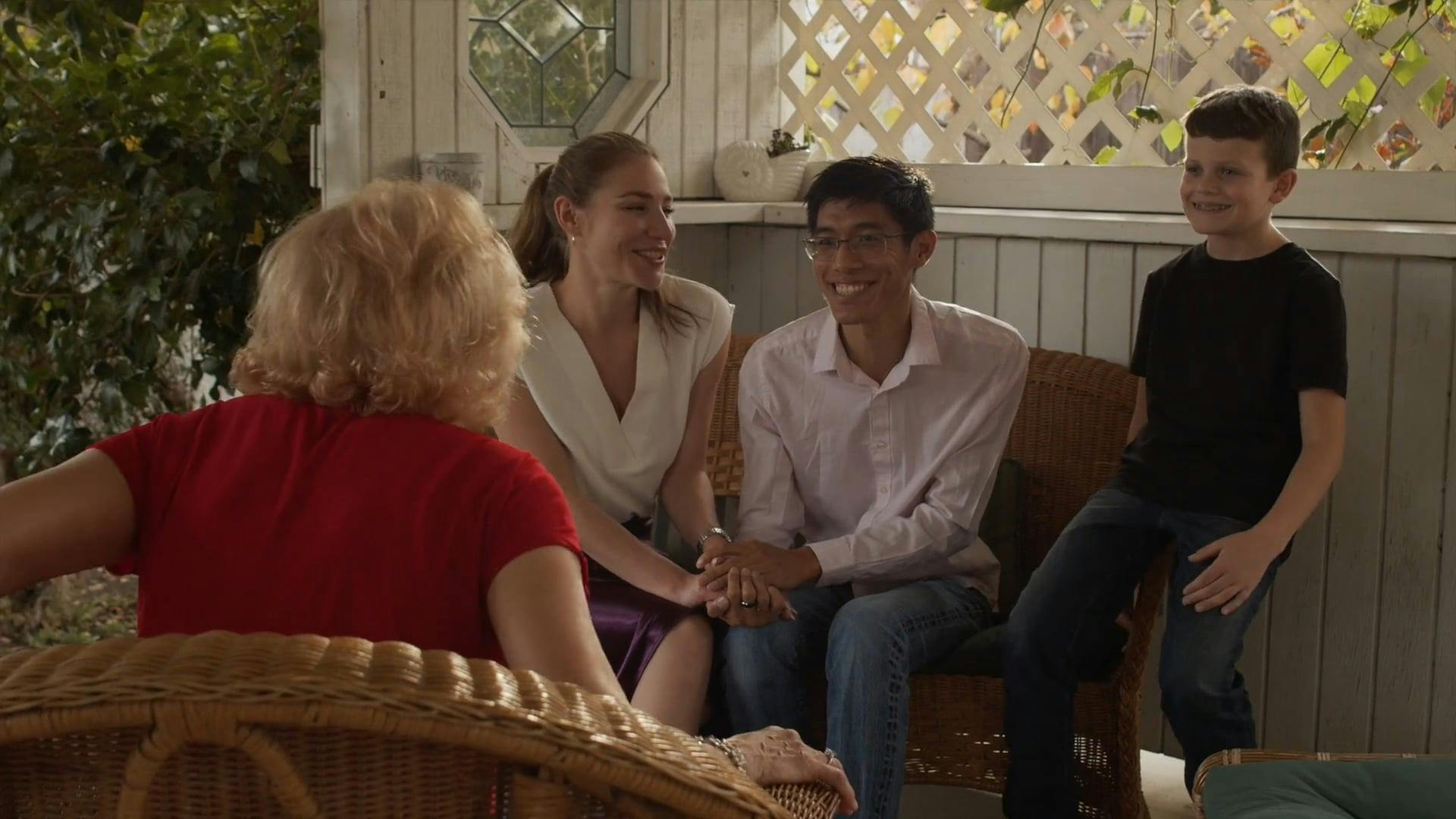 A Family Having a Conversation and Hugging Free Stock Video Footage ...