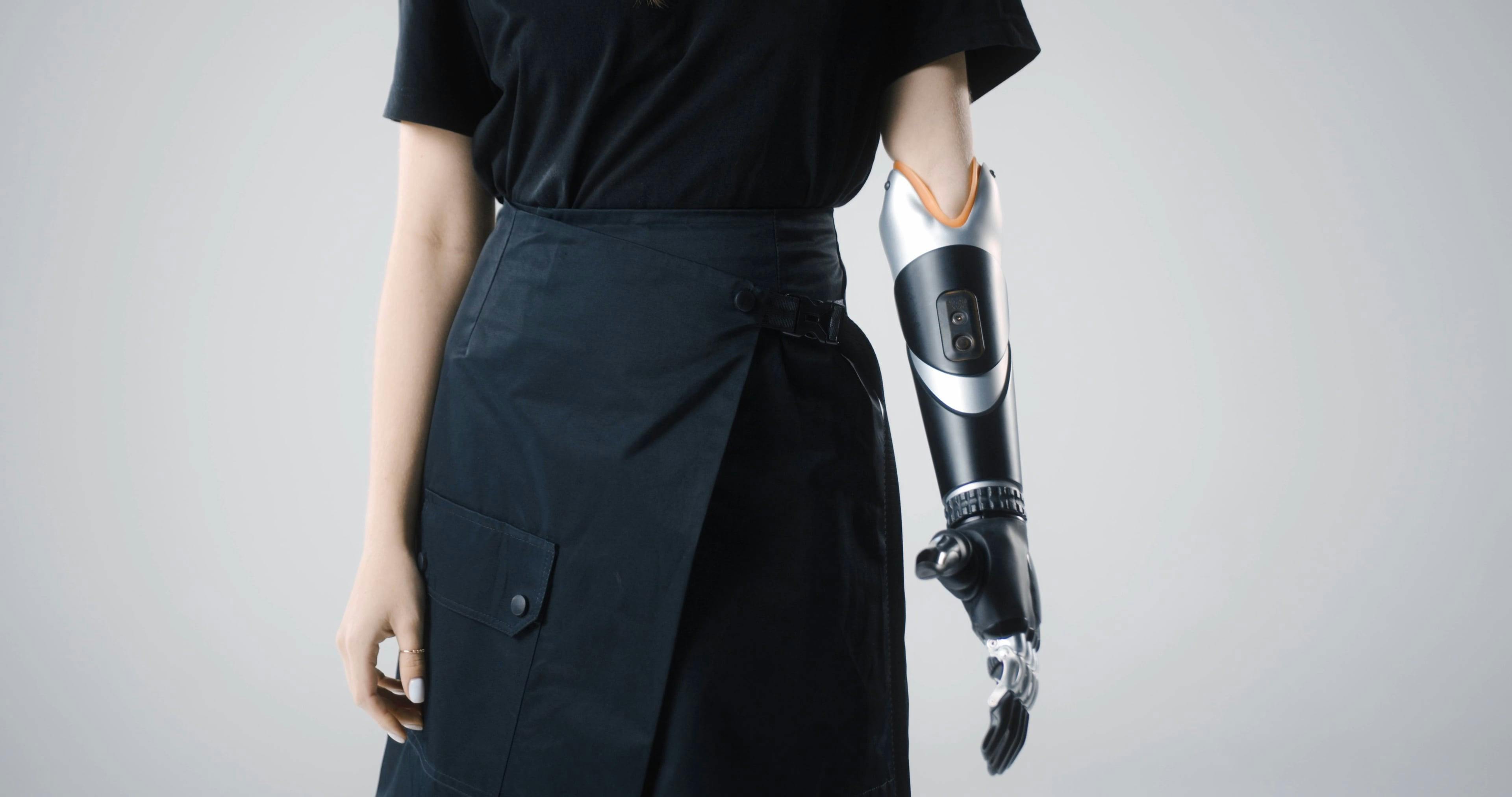 Woman Wearing Prosthetic Arm · Free Stock Video