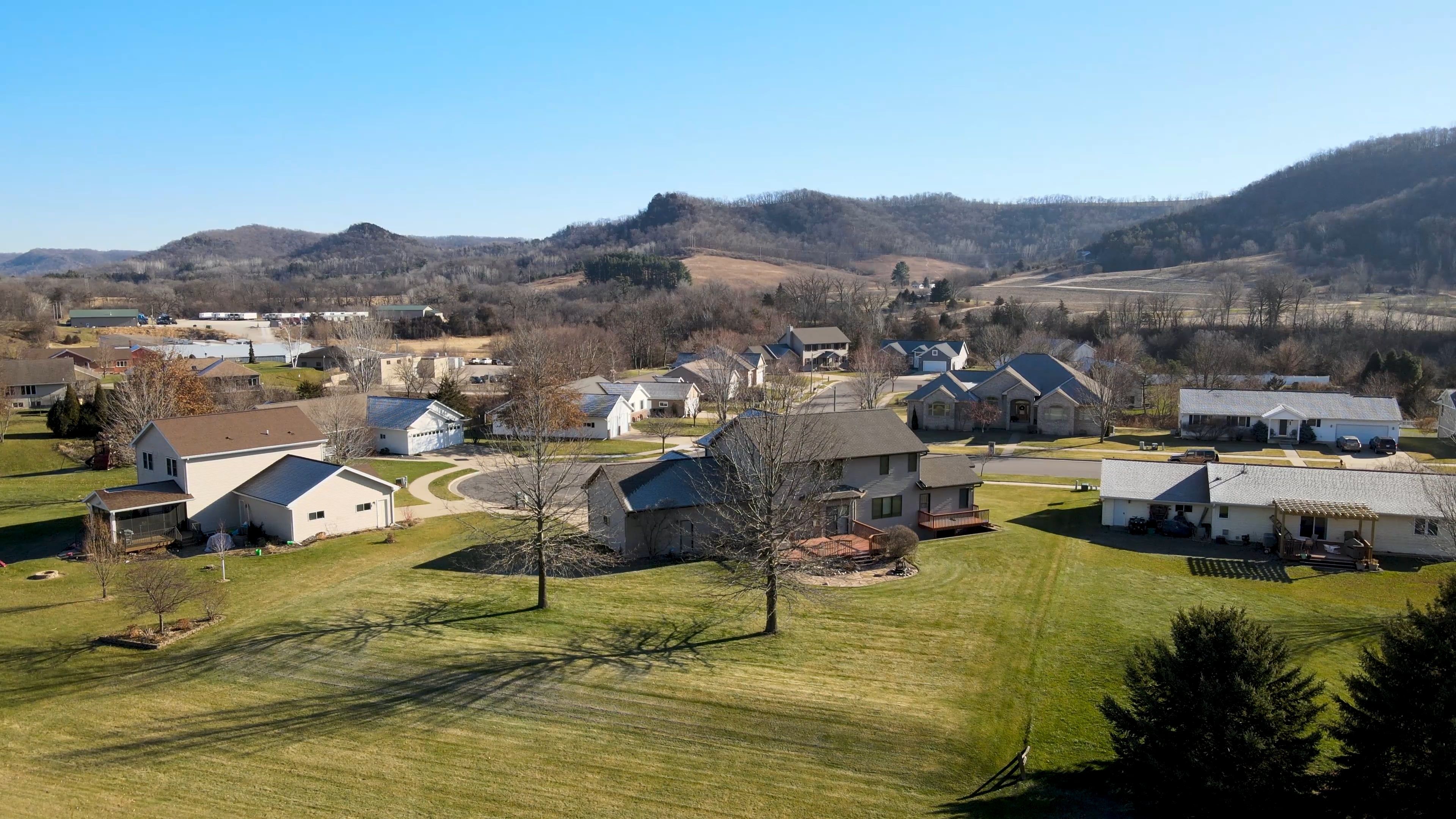 Video of Houses in a Suburb · Free Stock Video