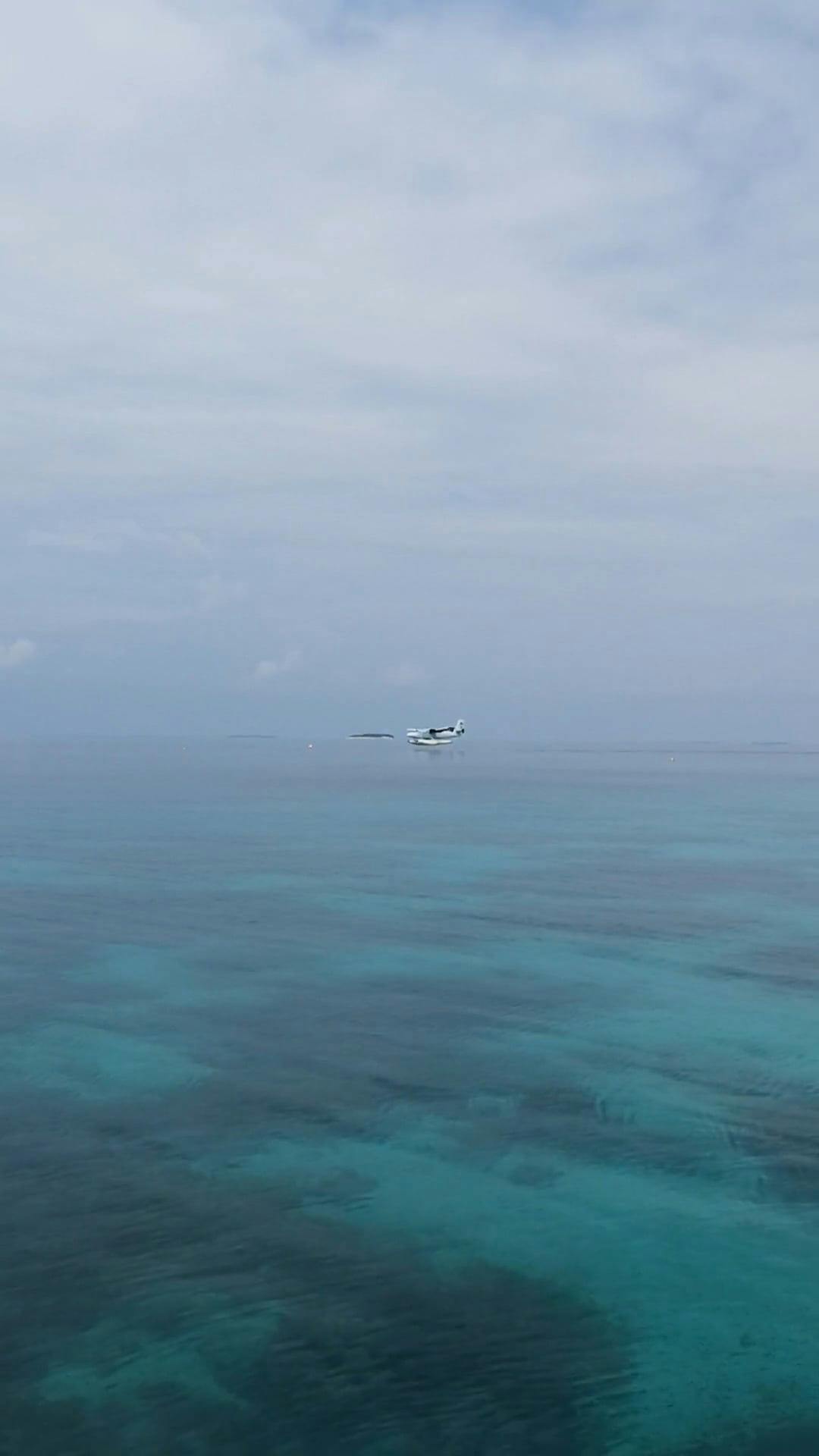A Seaplane Landing on the Ocean Free Stock Video Footage, Royalty-Free ...