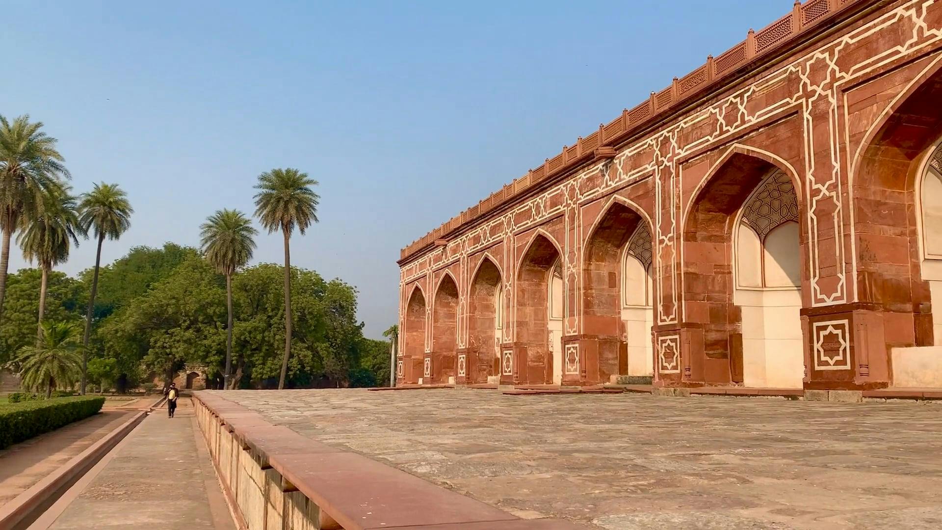 Panning Shot of Humayun's Tomb Free Stock Video Footage, Royalty-Free ...