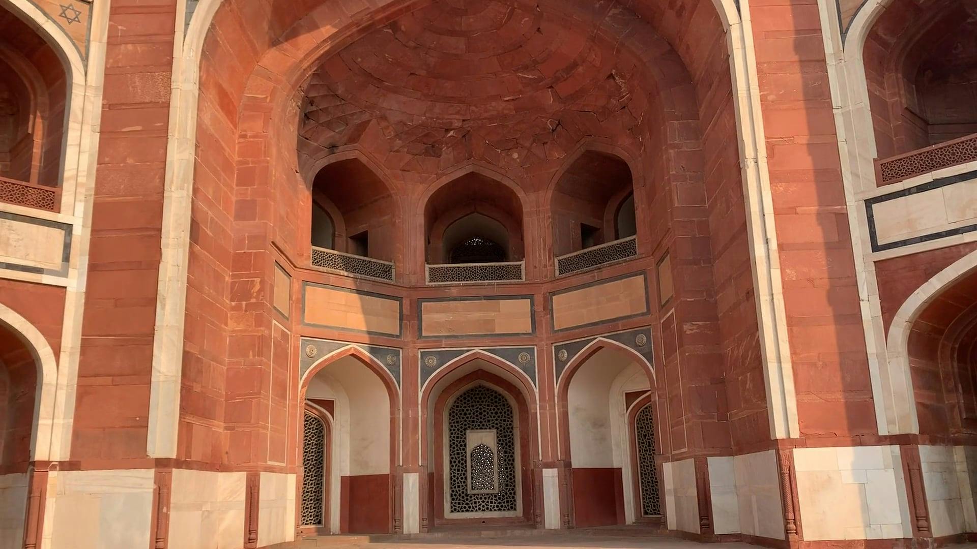 Tilt Shot of the Entrance of Humayun's Tomb Free Stock Video Footage ...