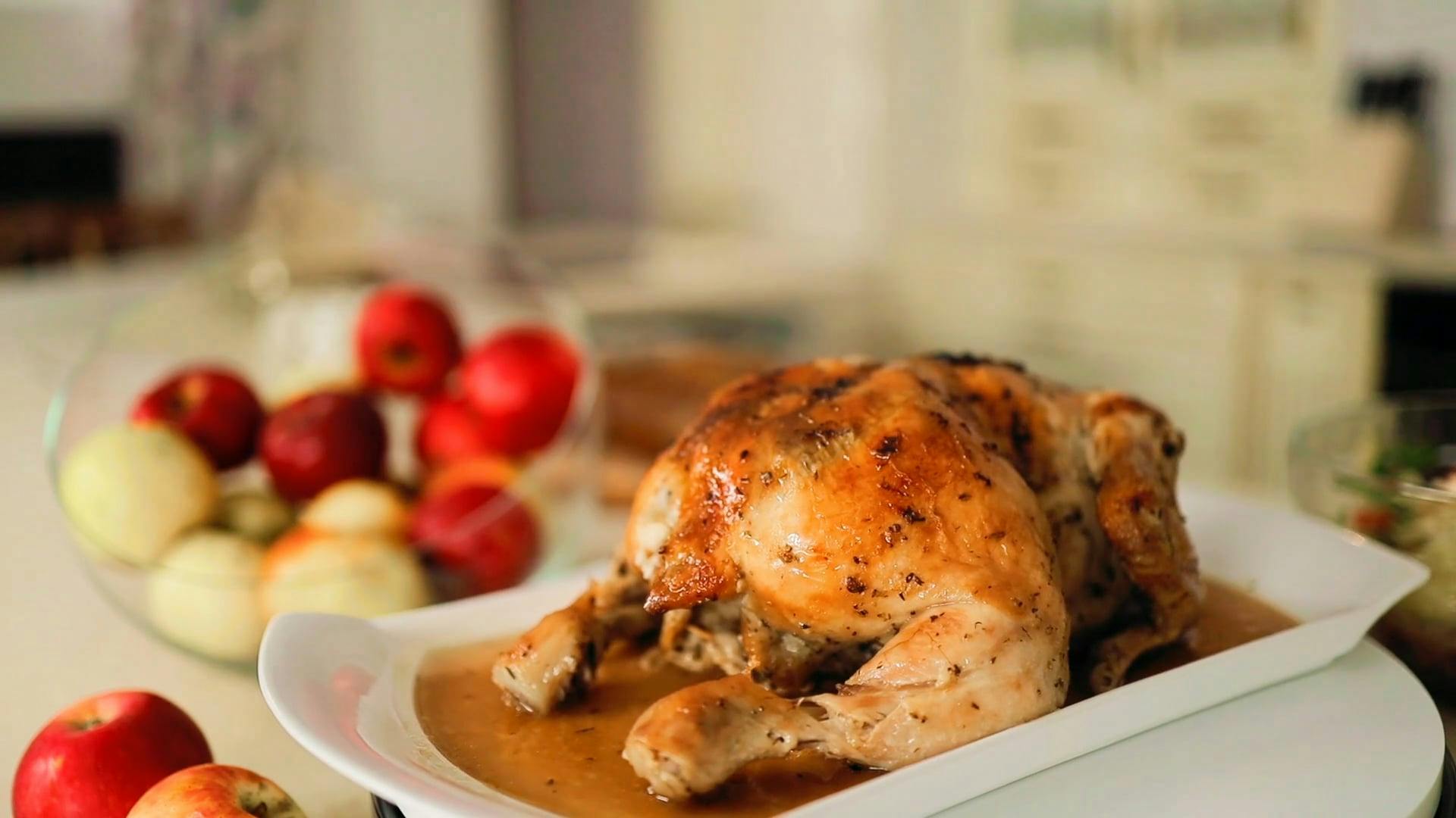 Video of a Roasted Chicken Free Stock Video Footage, Royalty-Free 4K ...