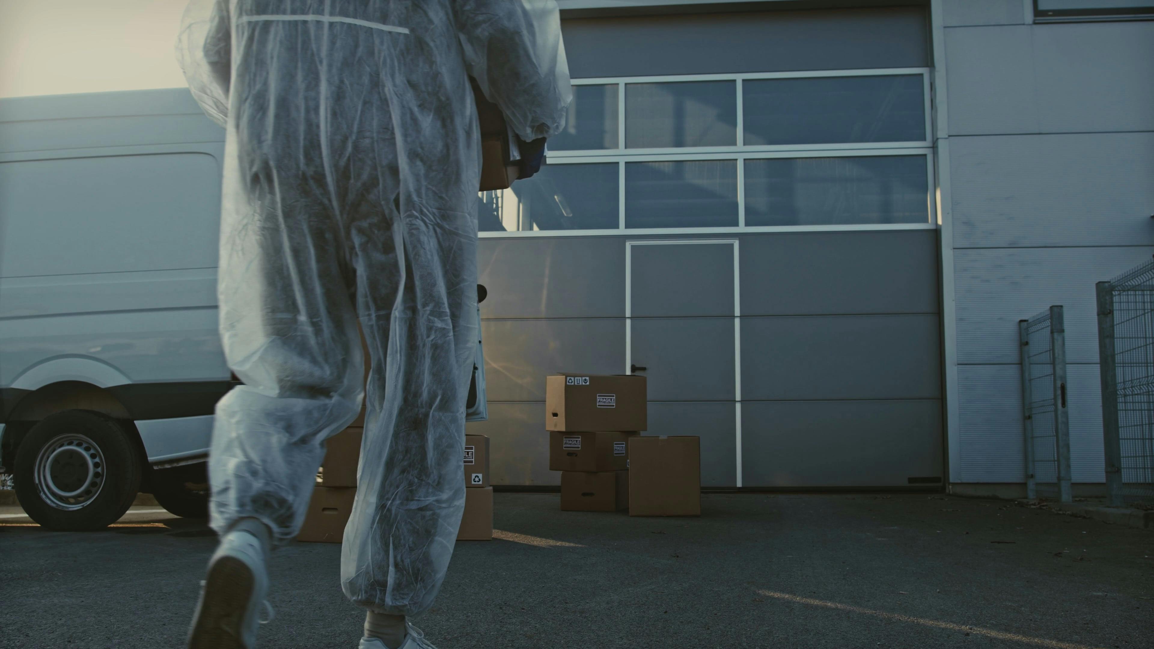 People Loading Packages in a Delivery Truck Free Stock Video Footage ...