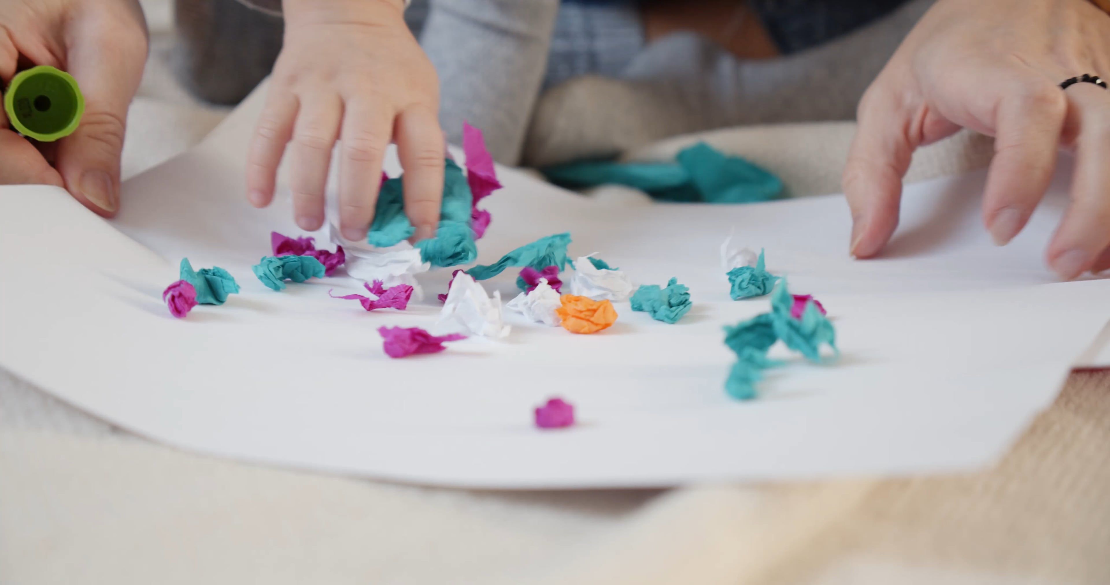 Close up of People Doing Arts and Crafts Free Stock Video Footage ...