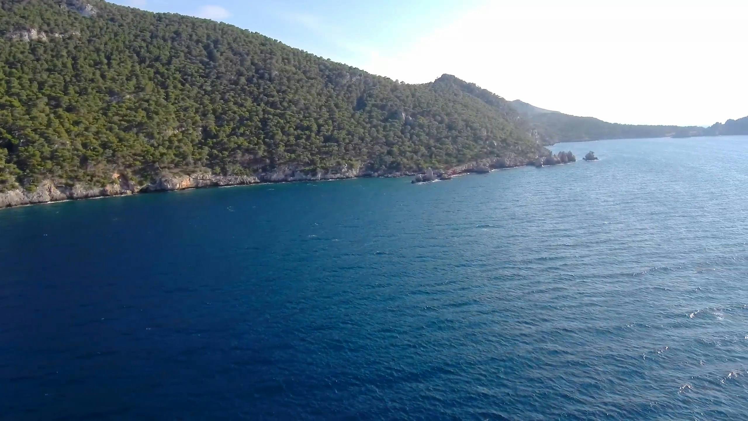 Drone Footage of Ocean Waves Free Stock Video Footage, Royalty-Free 4K ...