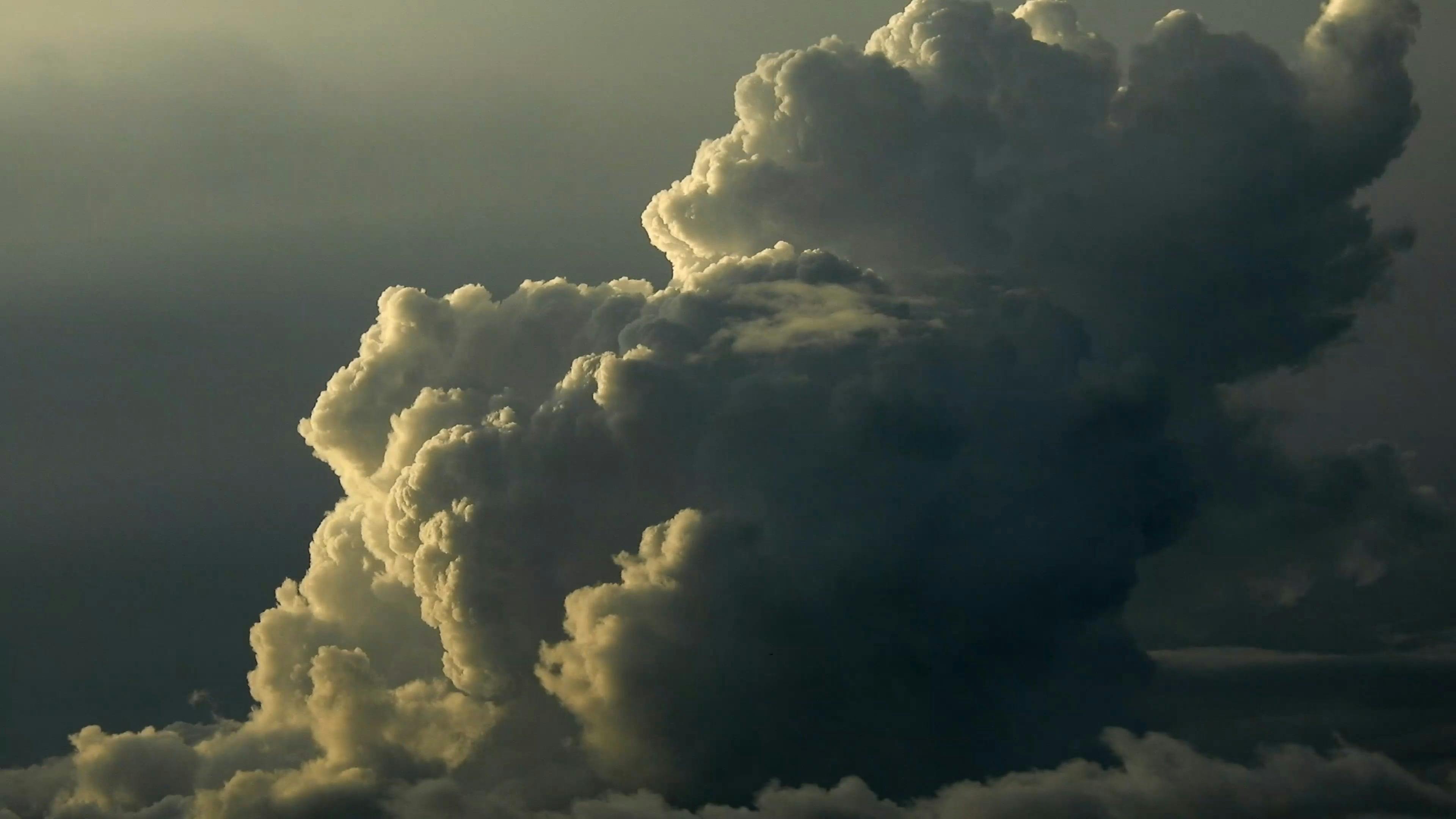 Video Footage Of Flying Above And Over The Clouds Free Stock Video ...