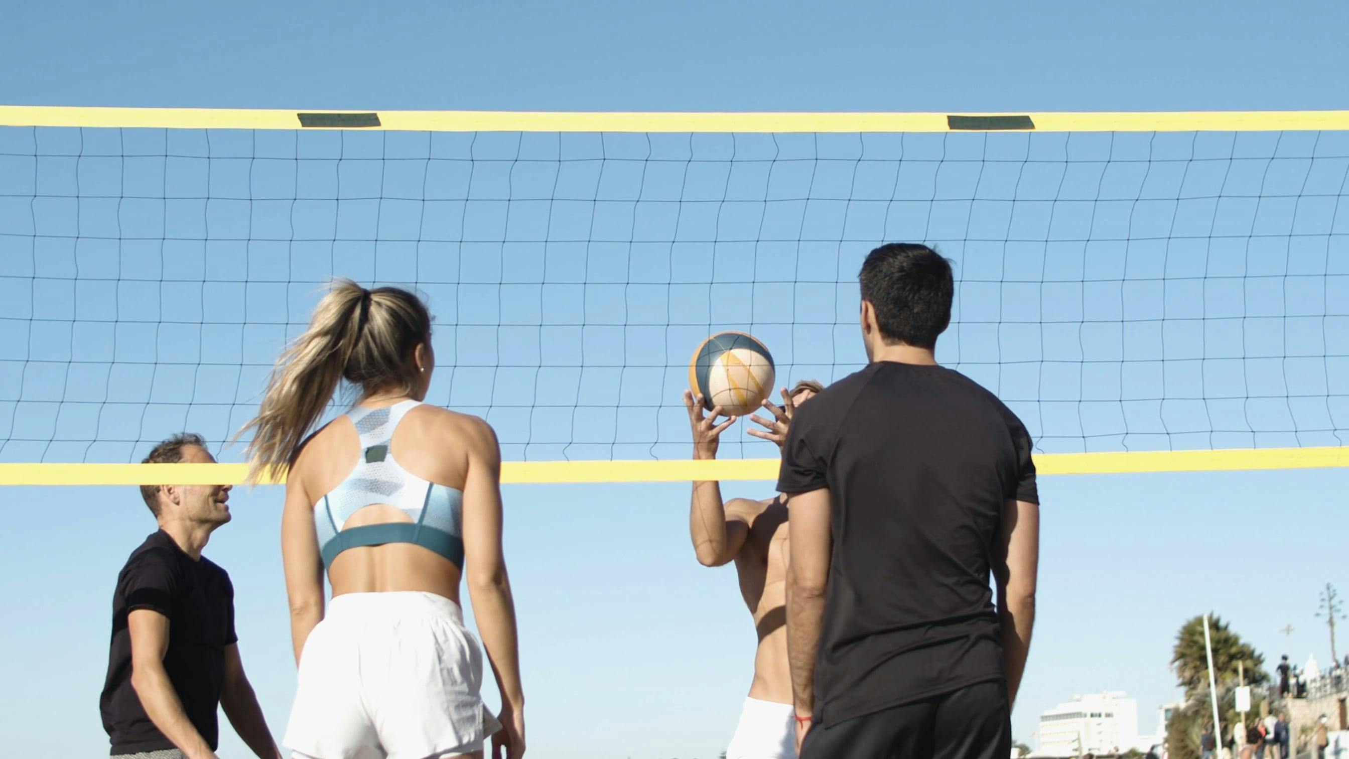 A Game of Beach Volleyball · Free Stock Video