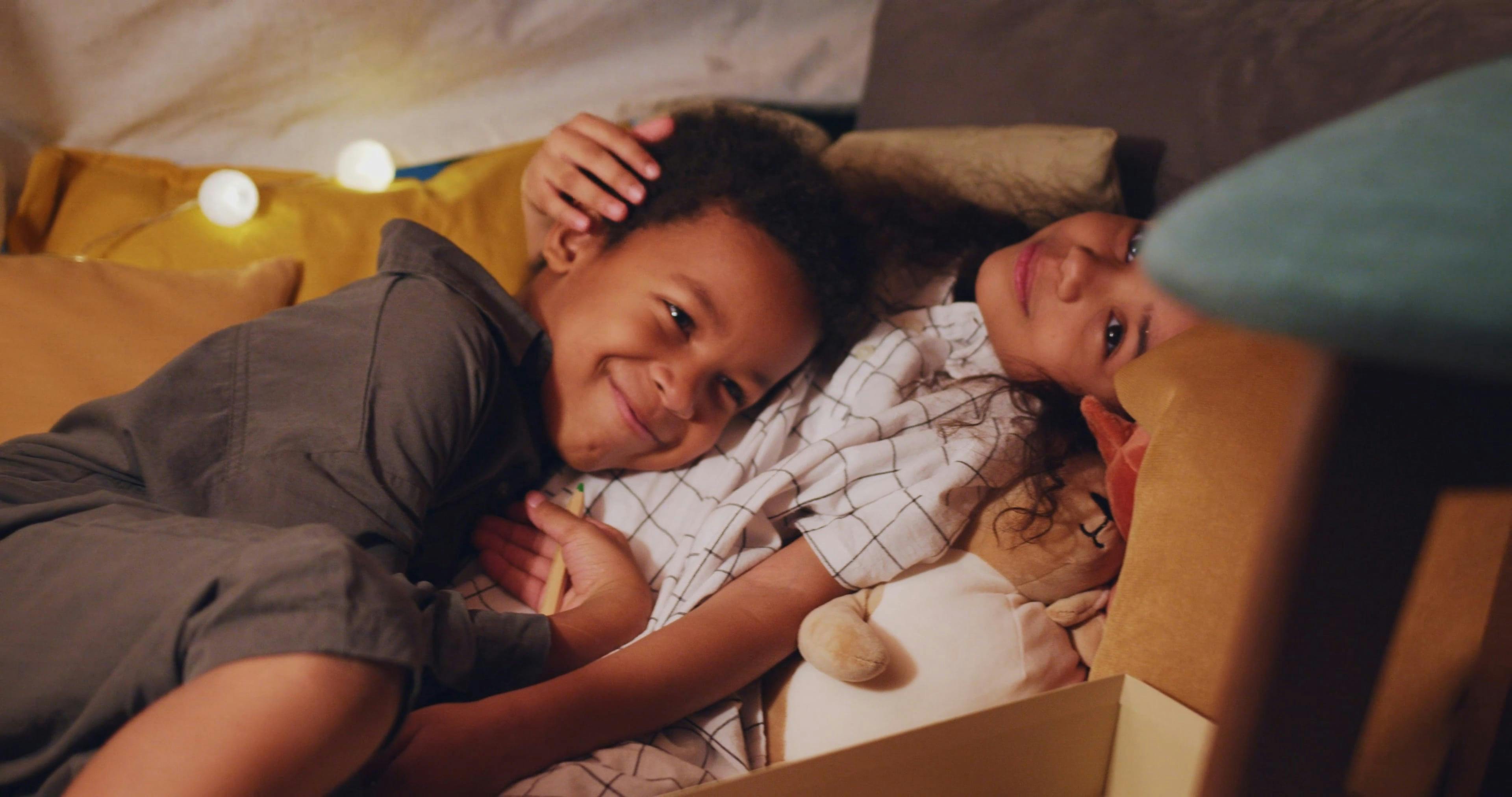 Young Siblings Cuddling Each Other Free Stock Video Footage, Royalty ...