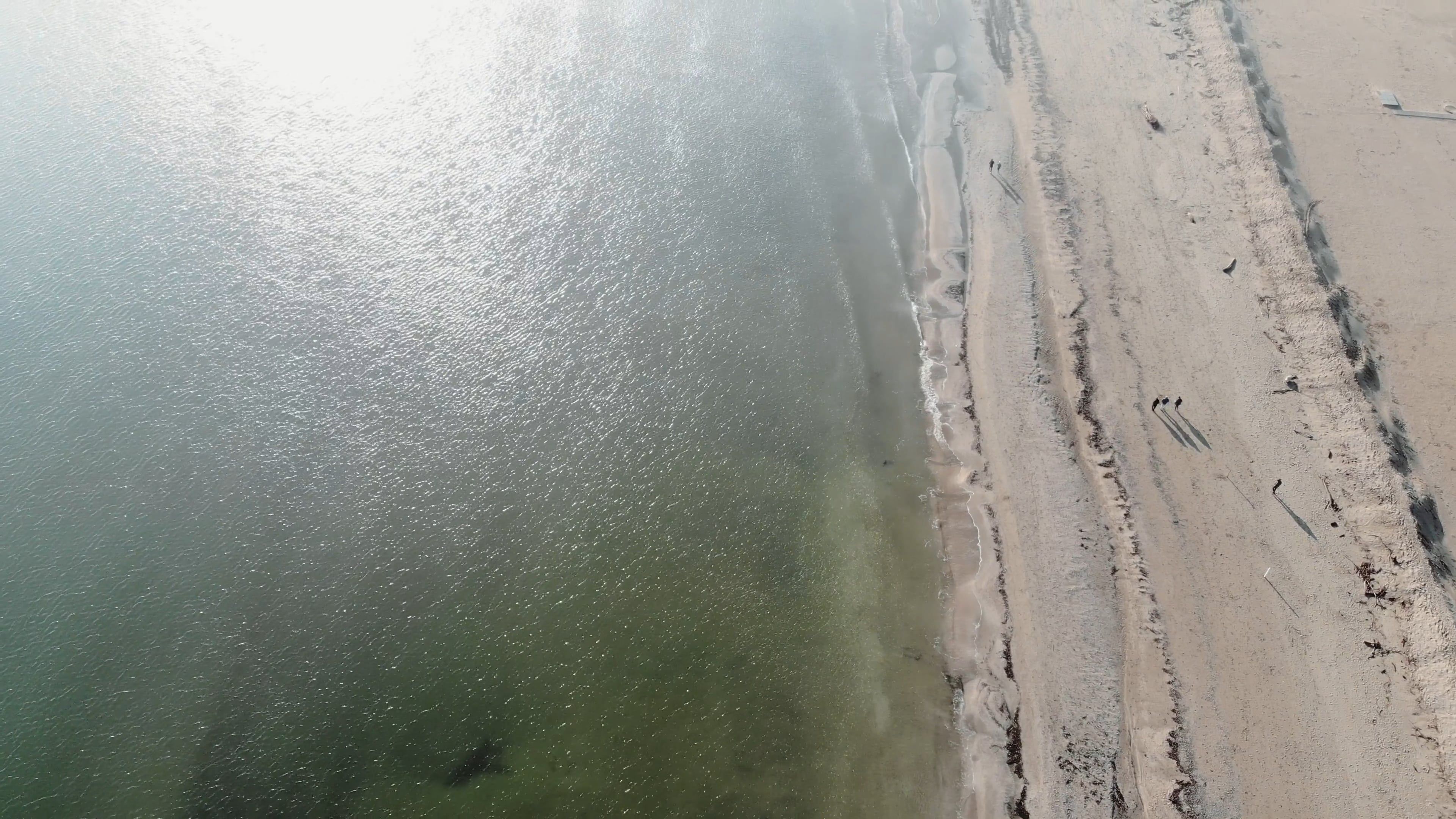 Drone Footage Of A Sea At Daytime Free Stock Video
