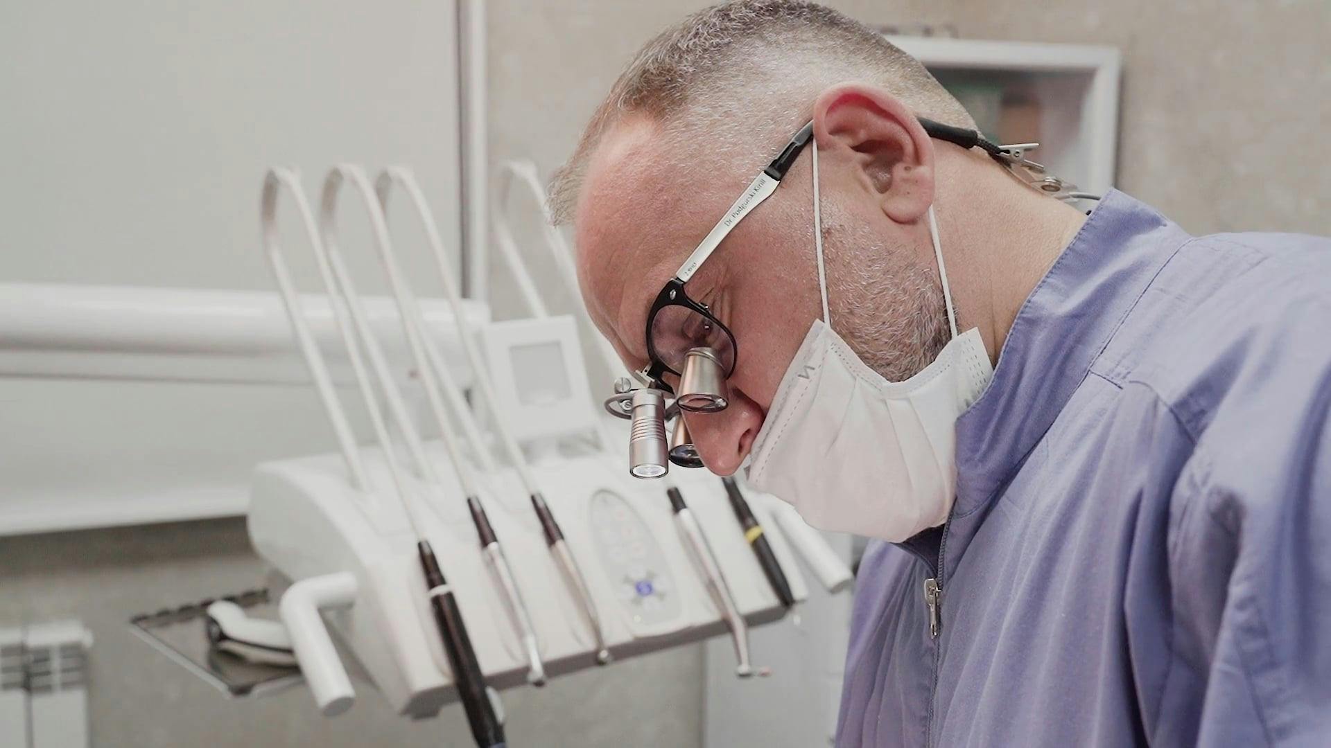 A Dentist Wearing a Dental Loupe Free Stock Video Footage, Royalty-Free ...