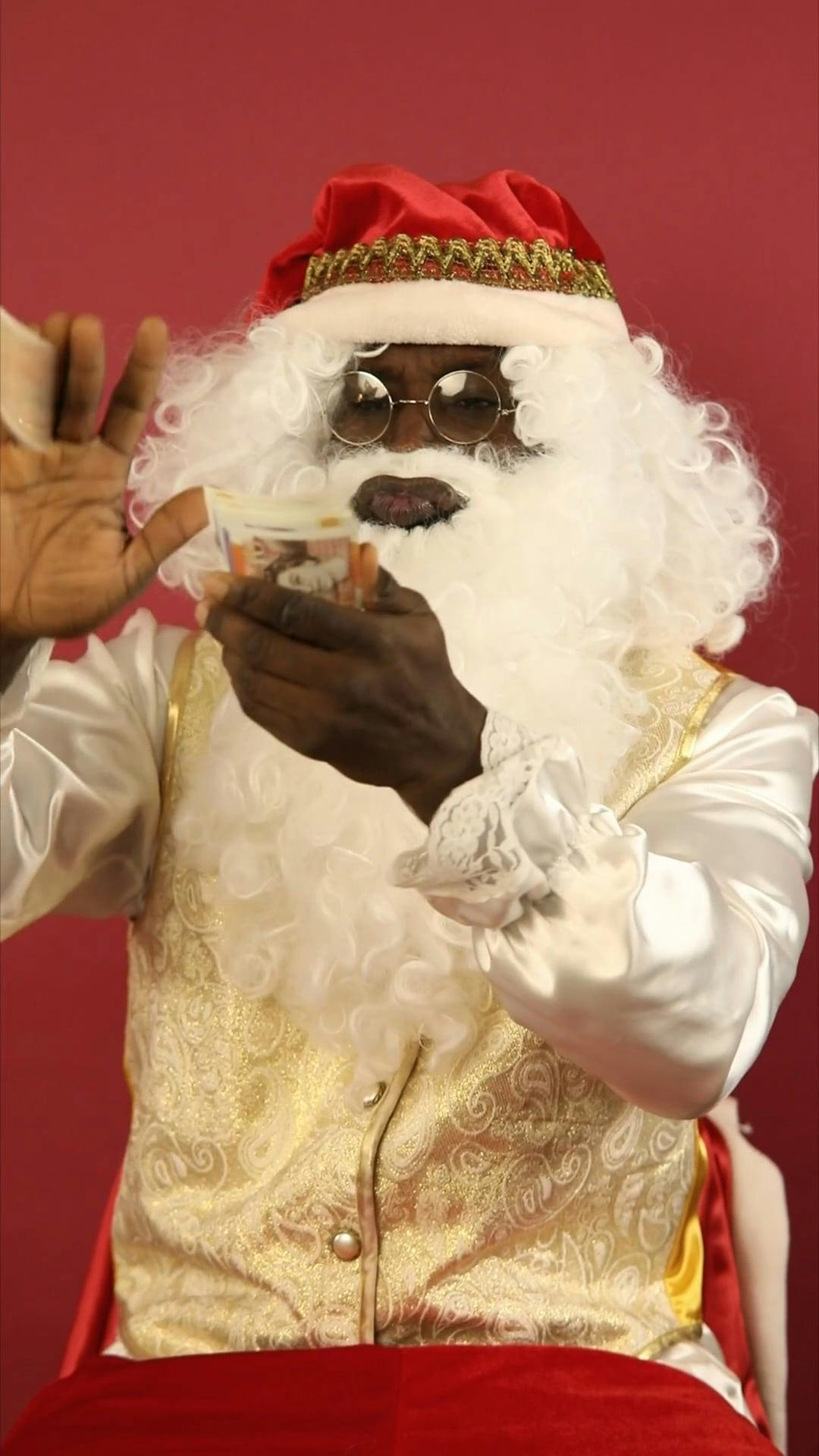 Santa Claus Throwing Away His Money Free Stock Video Footage, Royalty ...